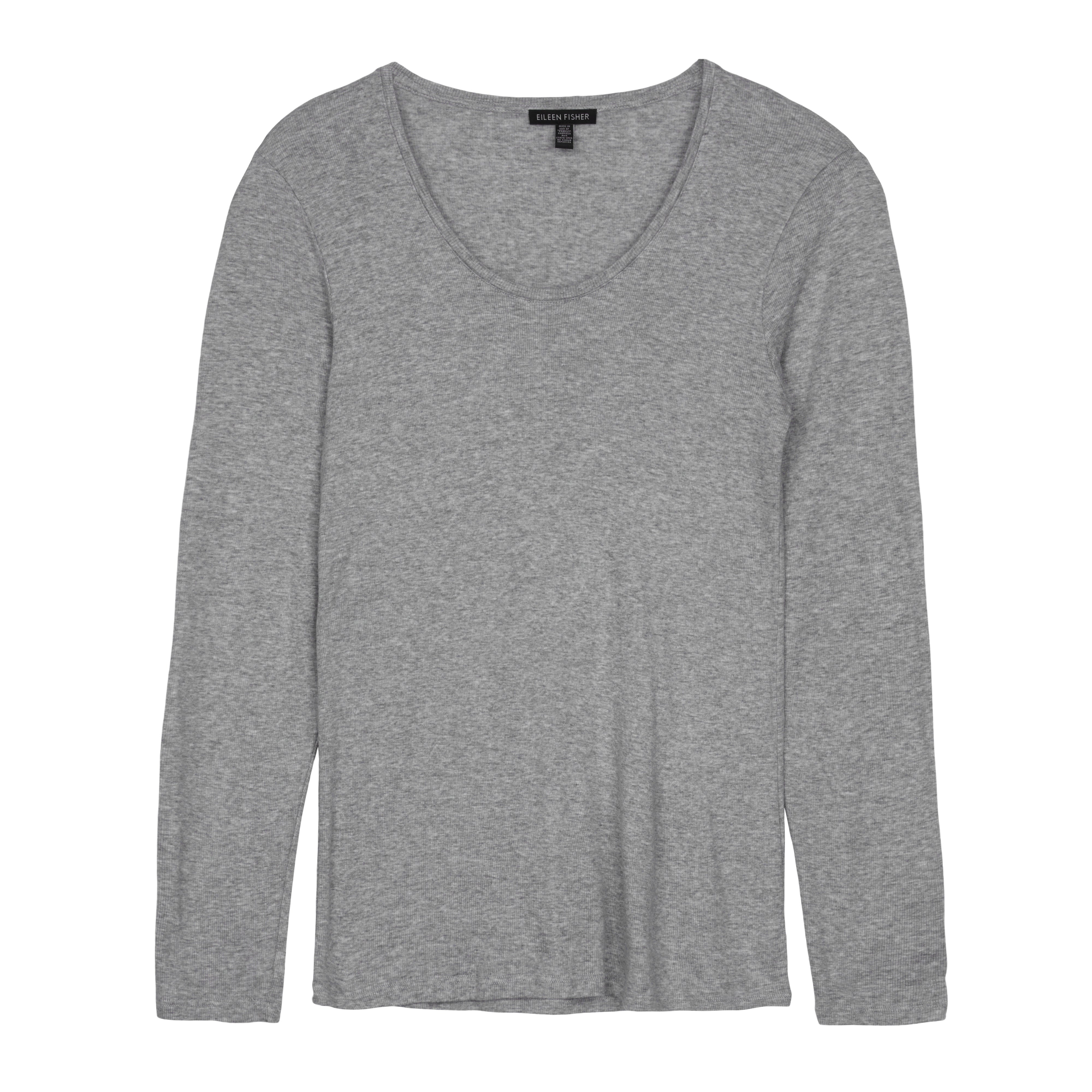 Microtencel Rib Stretch Tee – Eileen Fisher Renew