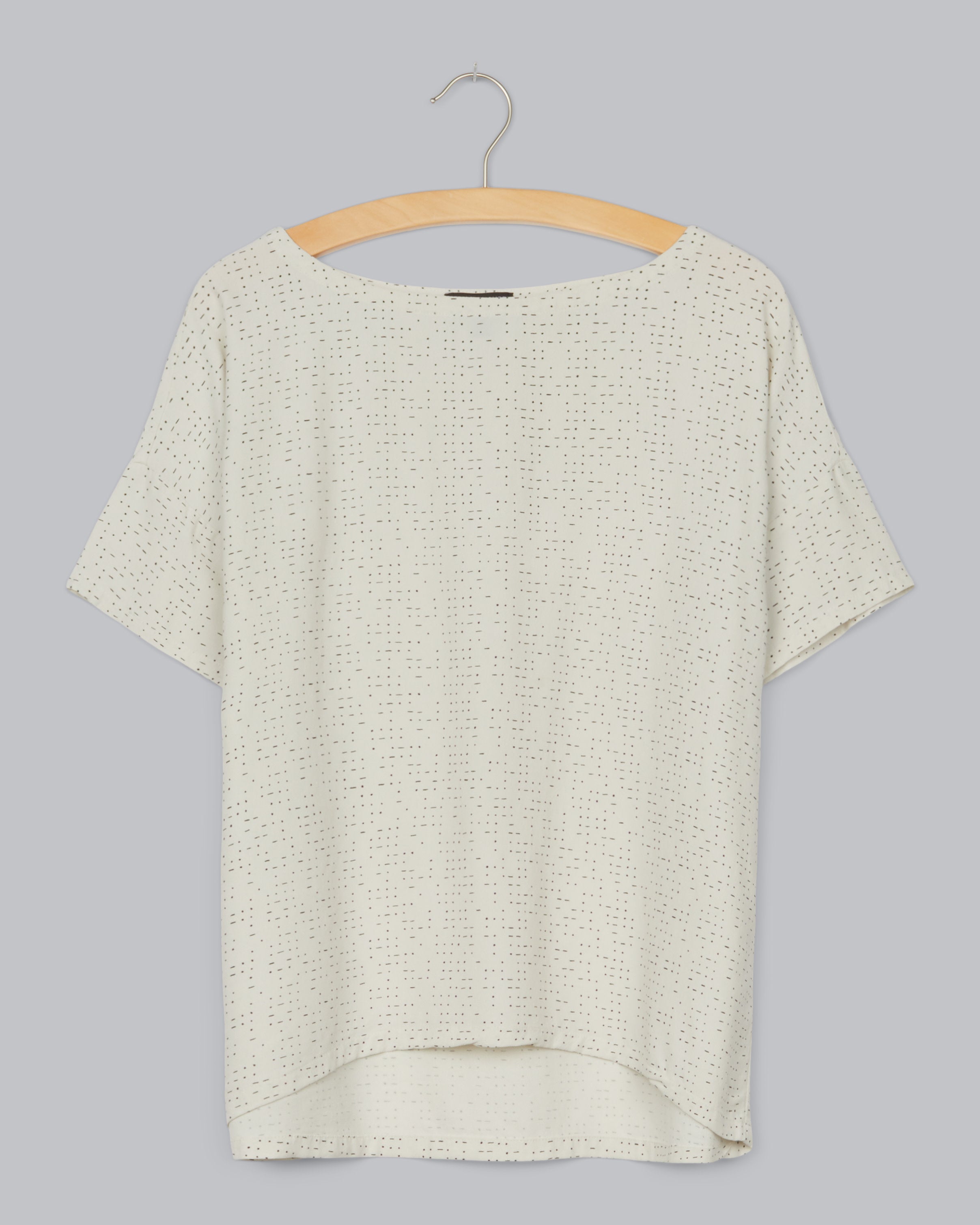 Morse Code Tencel Viscose Crepe Shirt – Eileen Fisher Renew