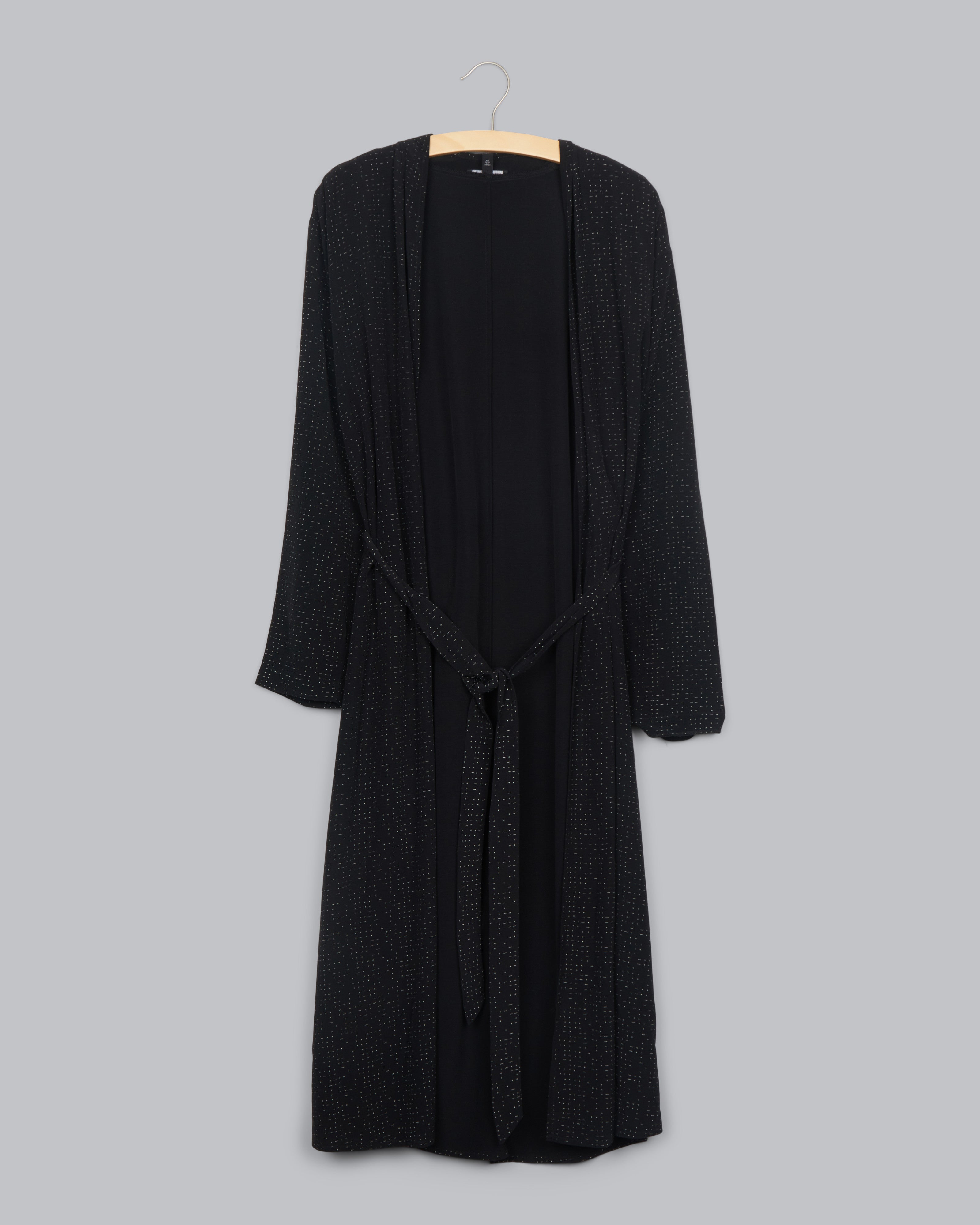 Morse Code Tencel Viscose Crepe Coat – Eileen Fisher Renew