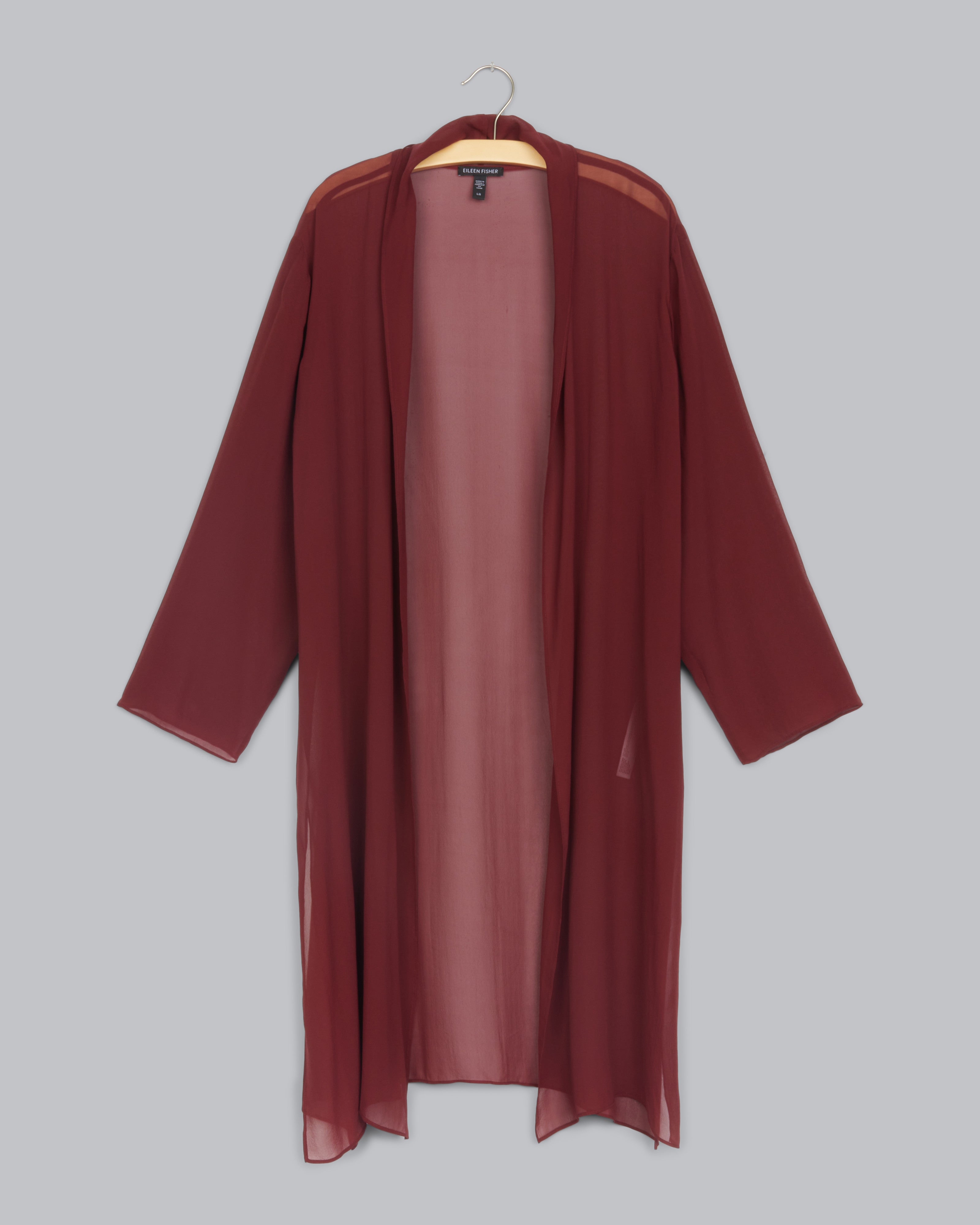 Sheer Silk Georgette Jacket – Eileen Fisher Renew