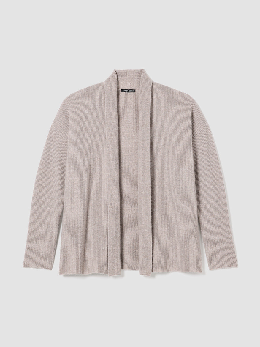 Italian Cashmere High Collar Cardigan – Eileen Fisher Renew