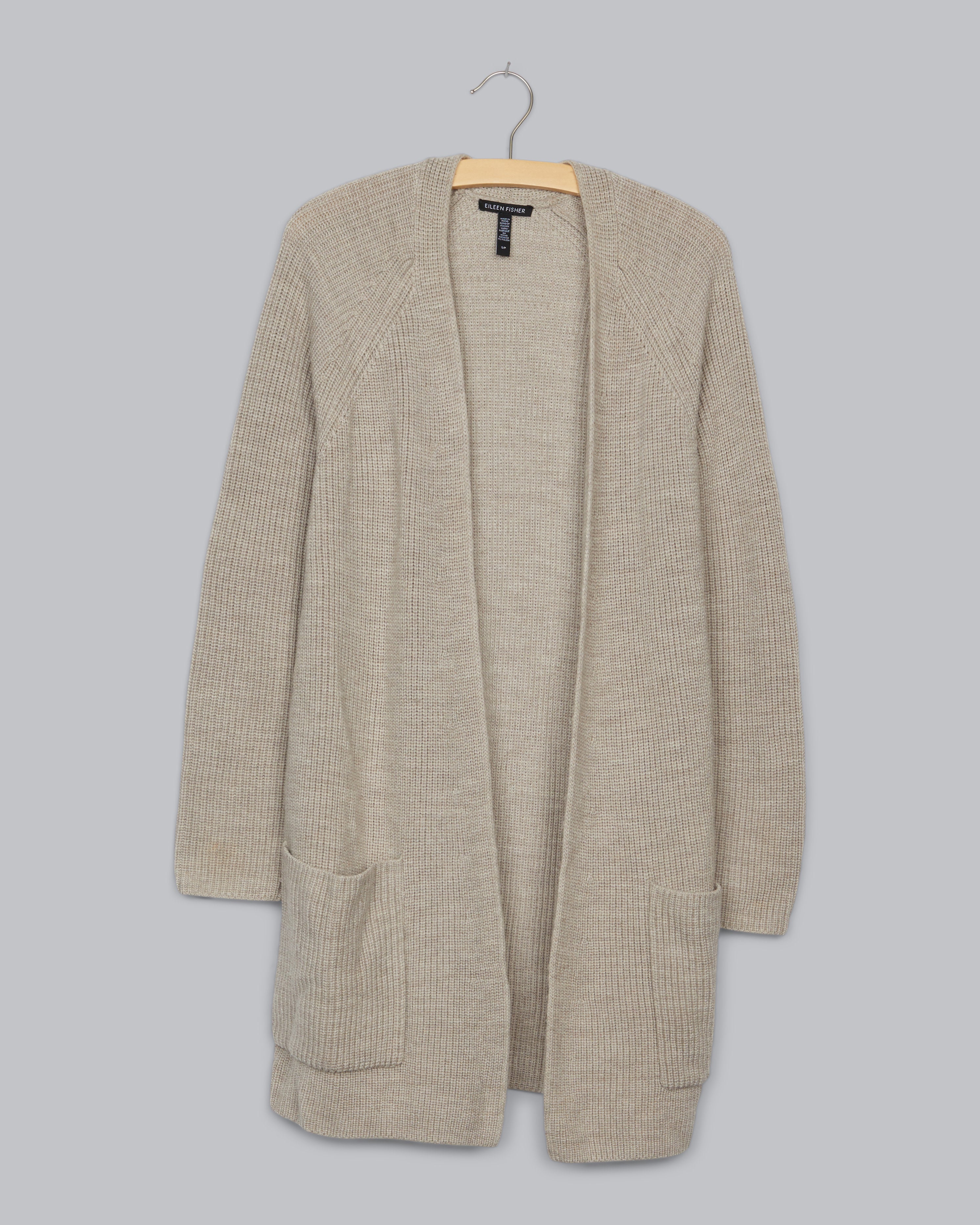 Merino Half Cardigan Cardigan – Eileen Fisher Renew
