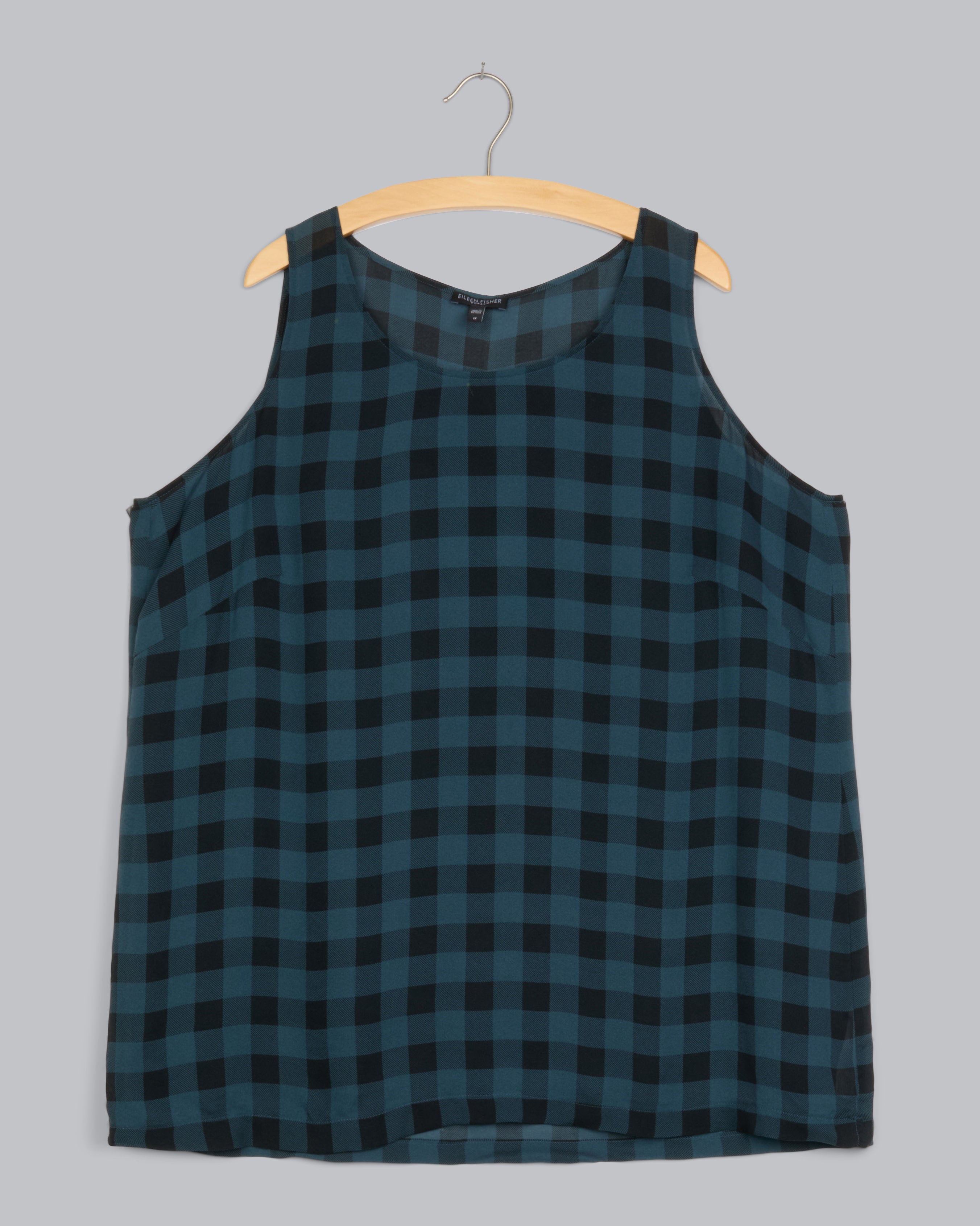 Buffalo Check Printed Silk Tank – Eileen Fisher Renew