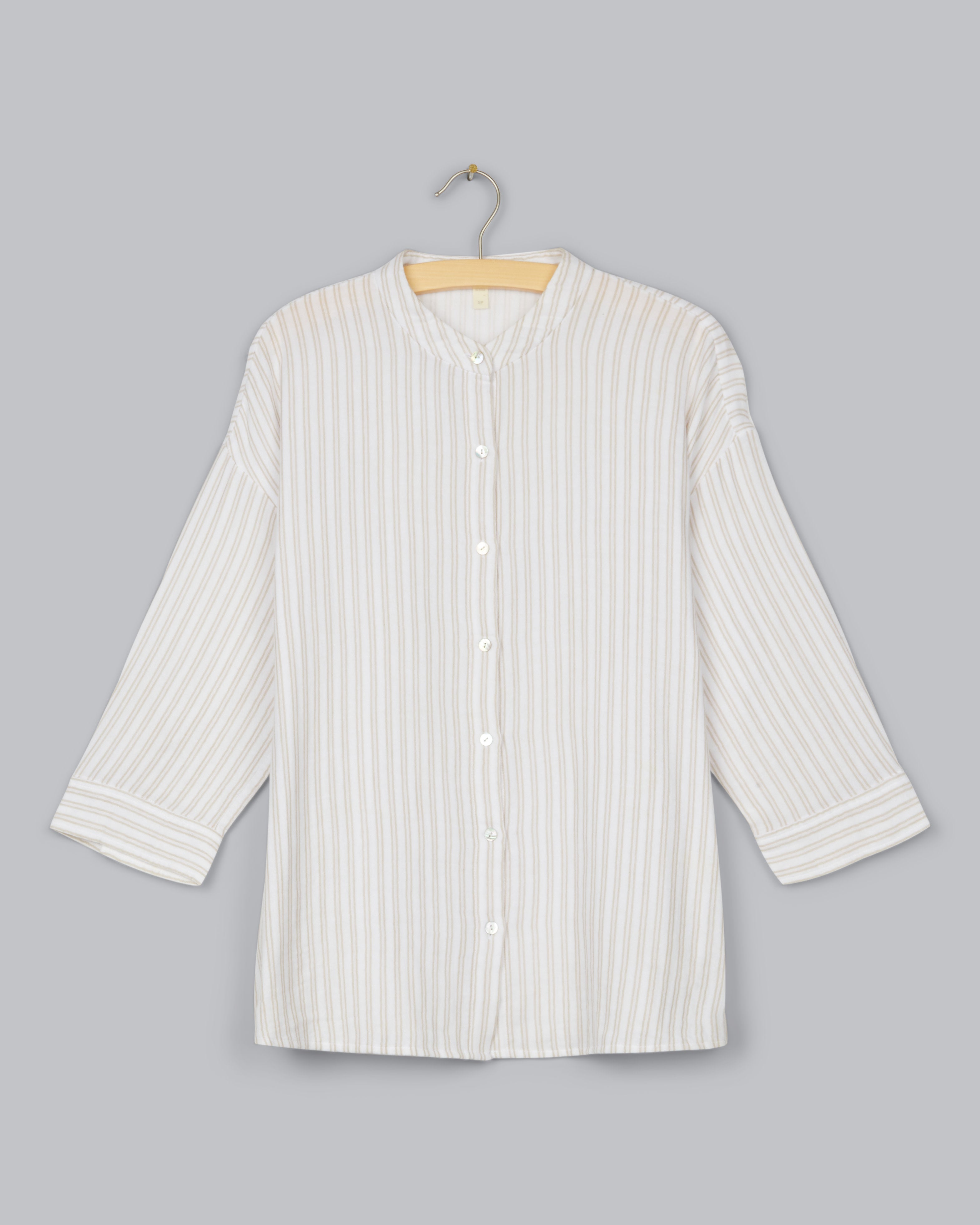 Organic Cotton Double Layer Plain Shirt – Eileen Fisher Renew