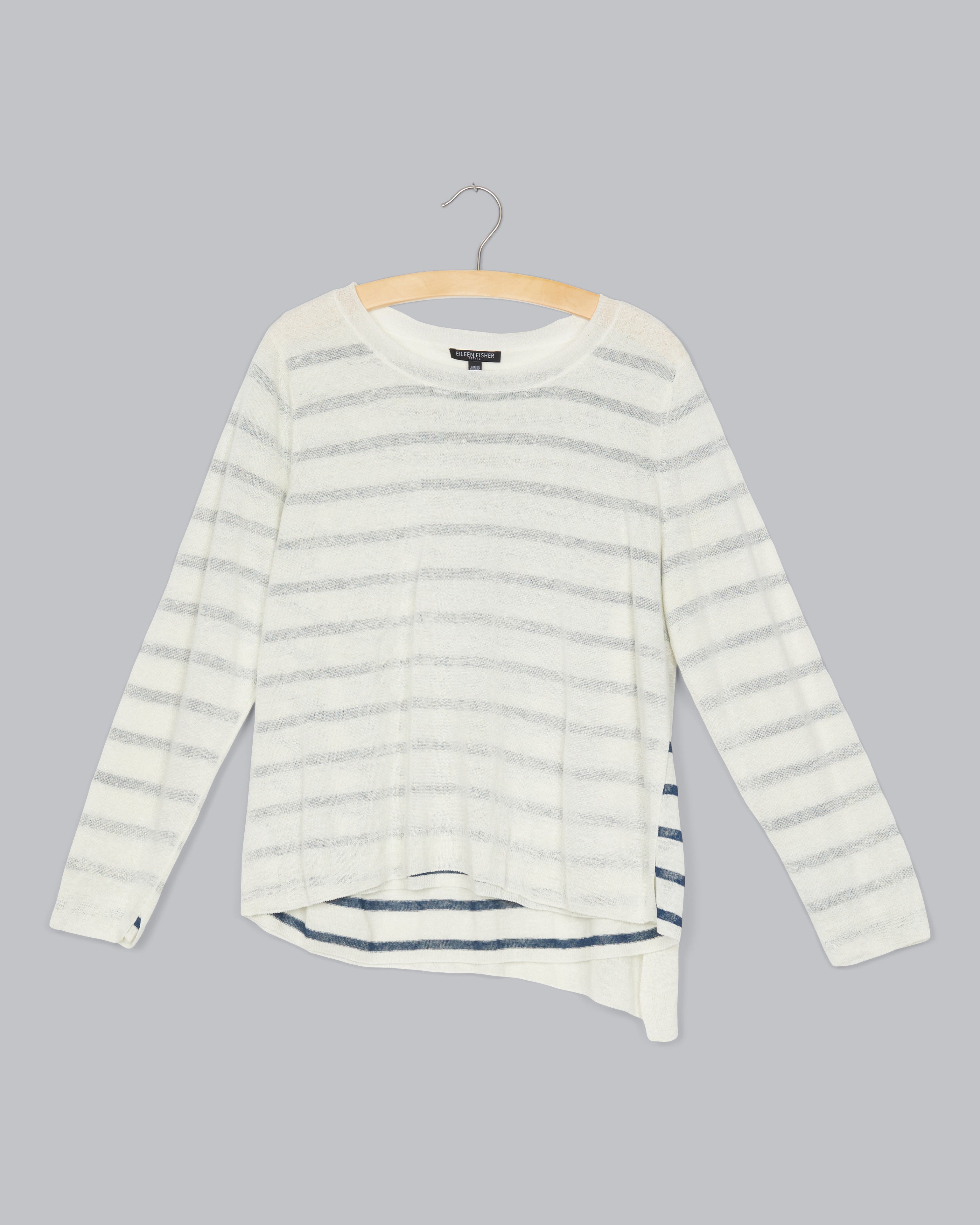 Linen Crepe Knit Pullover – Eileen Fisher Renew