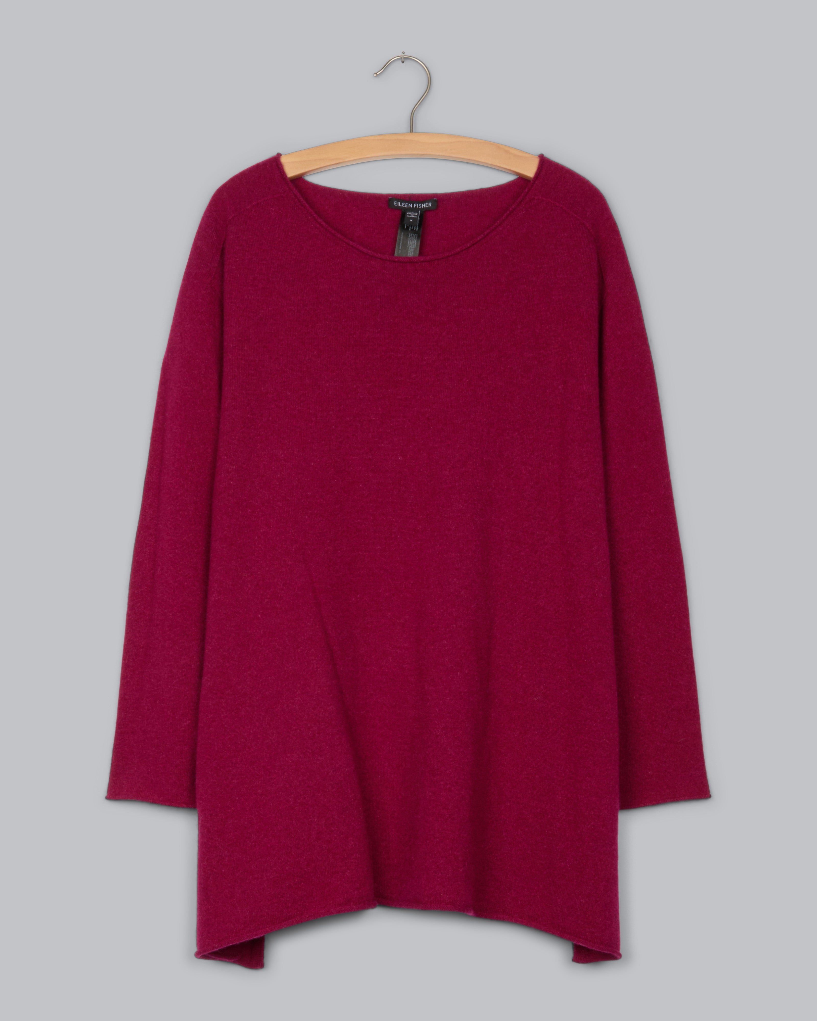 Seamless Italian Fine Gauge Cashmere Pullover – Eileen Fisher Renew