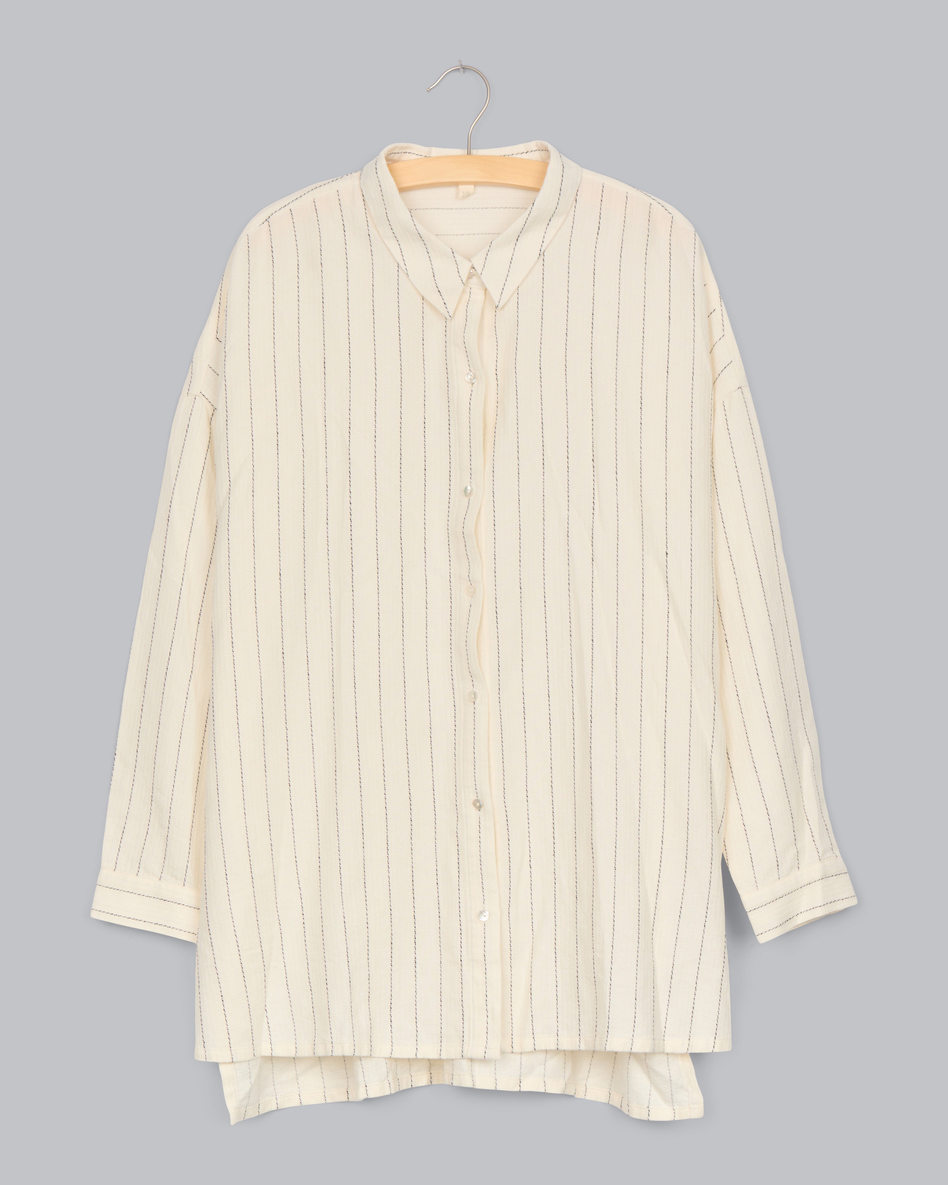 Striped Gauze Shirt – Eileen Fisher Renew