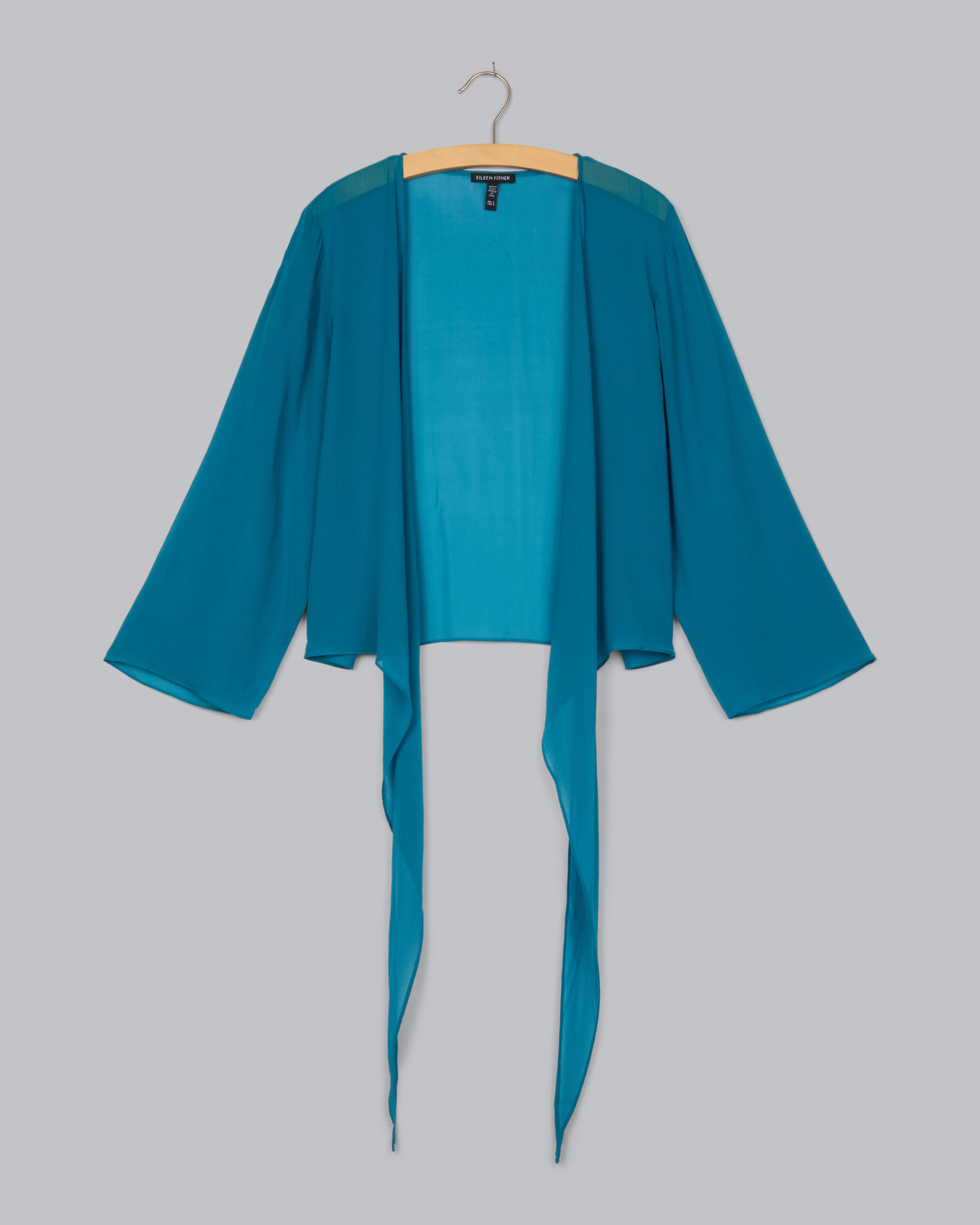 Sheer Silk Georgette Jacket – Eileen Fisher Renew