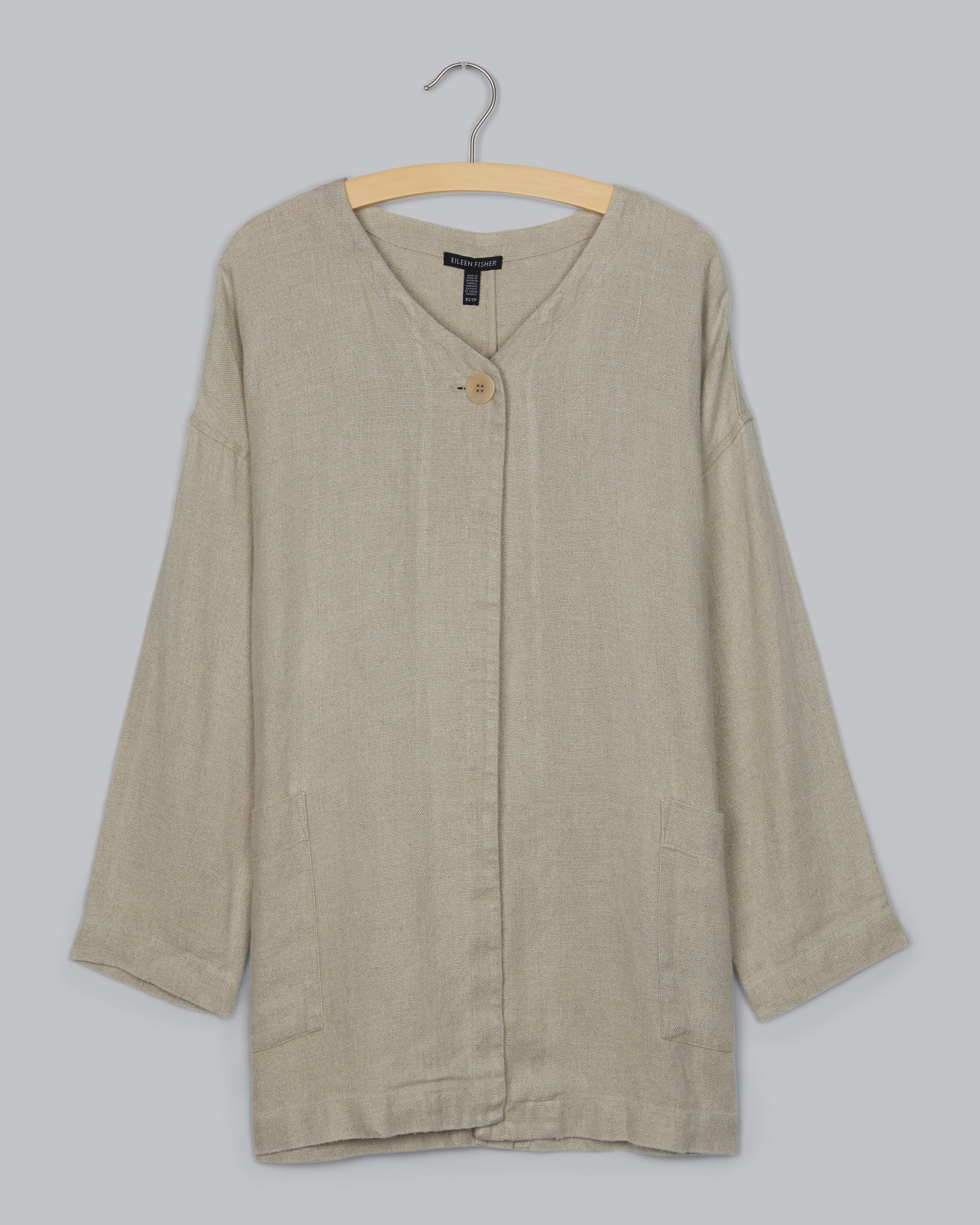 Linen Hopsack Jacket – Eileen Fisher Renew