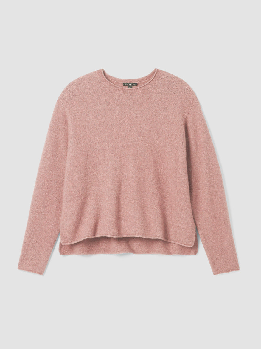 Cashmere Silk Bliss Crew Neck Top – Eileen Fisher Renew