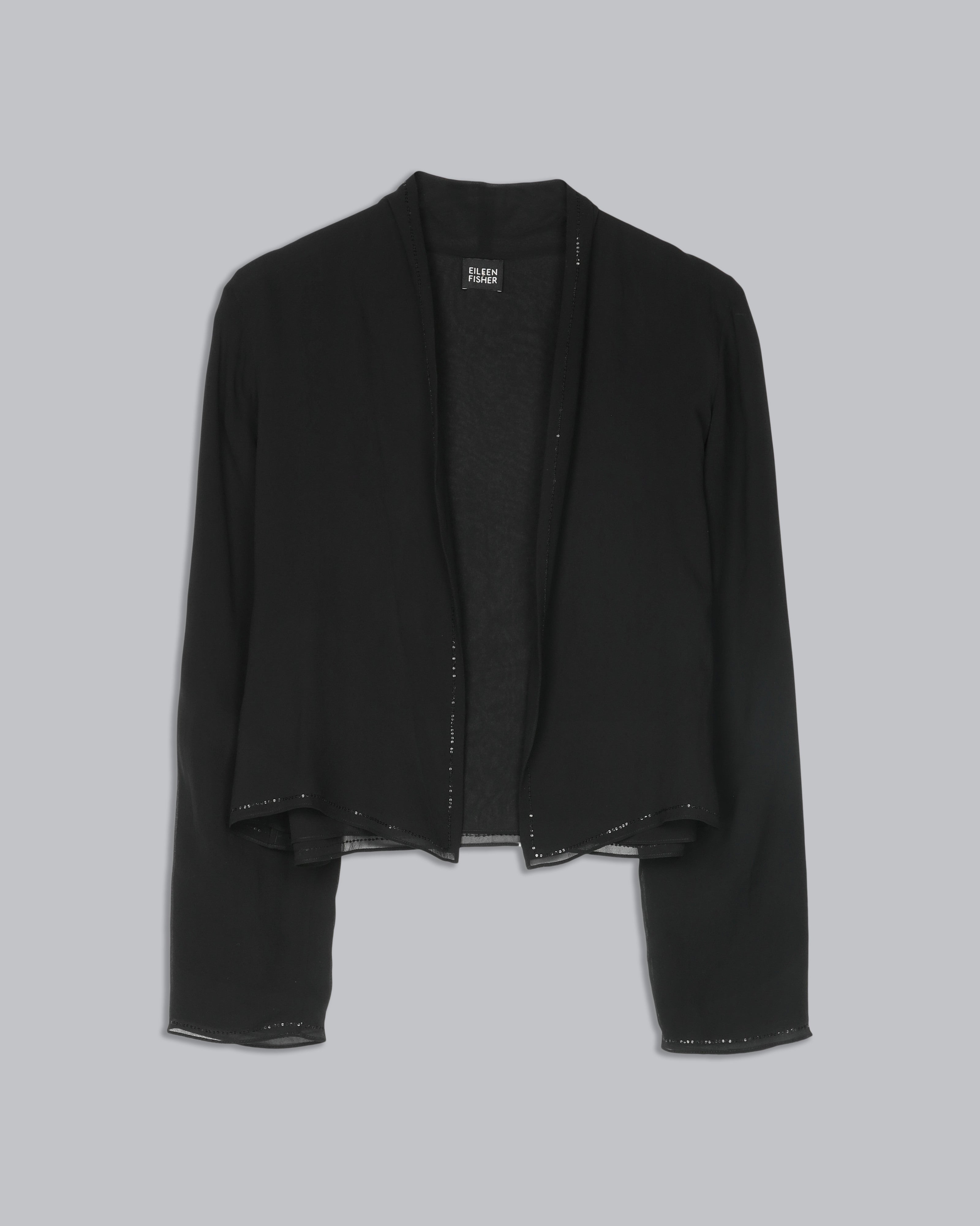 Sheer Silk Georgette Jacket – Eileen Fisher Renew