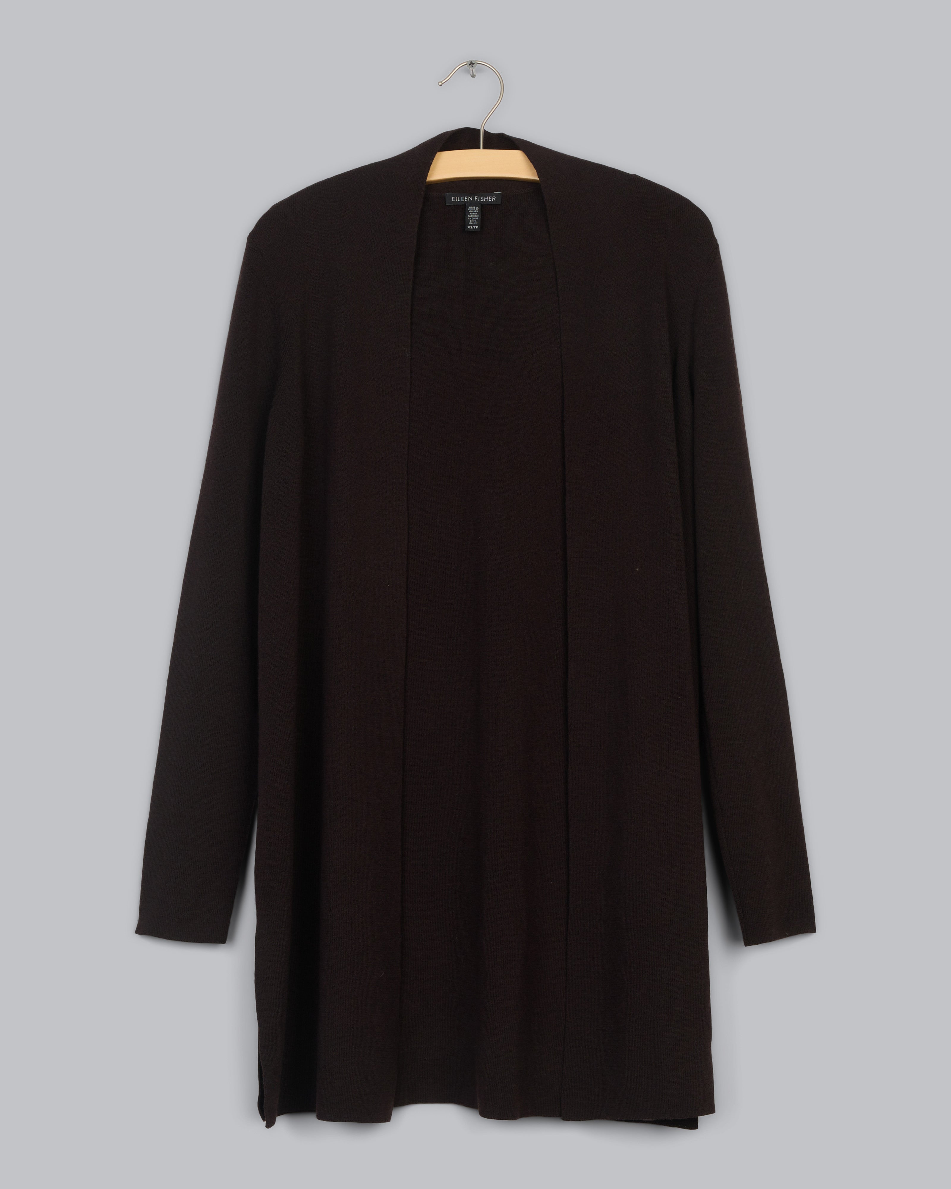 Washable Wool Crepe Cardigan – Eileen Fisher Renew