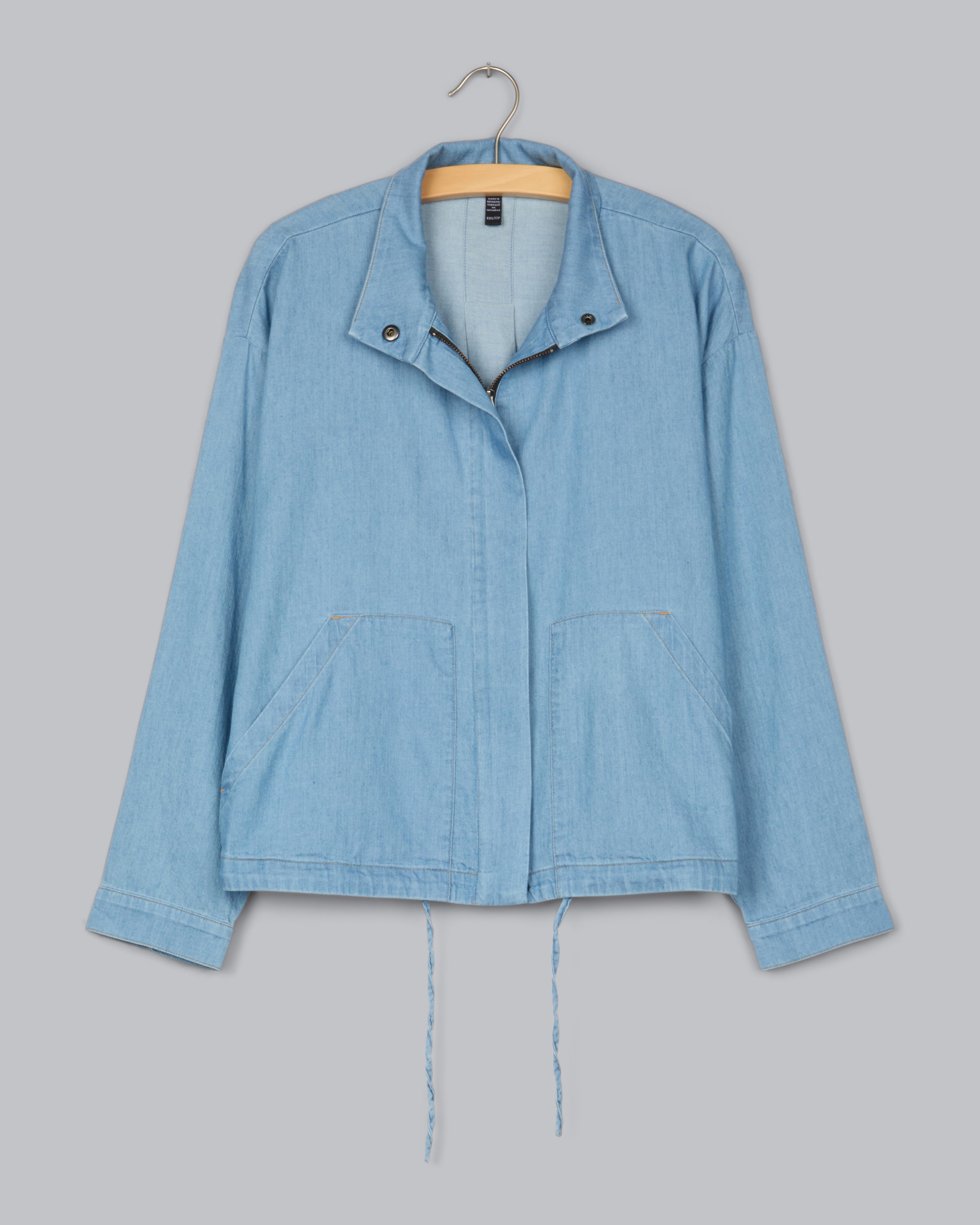 Stretch Cotton Hemp Canvas Jacket – Eileen Fisher Renew