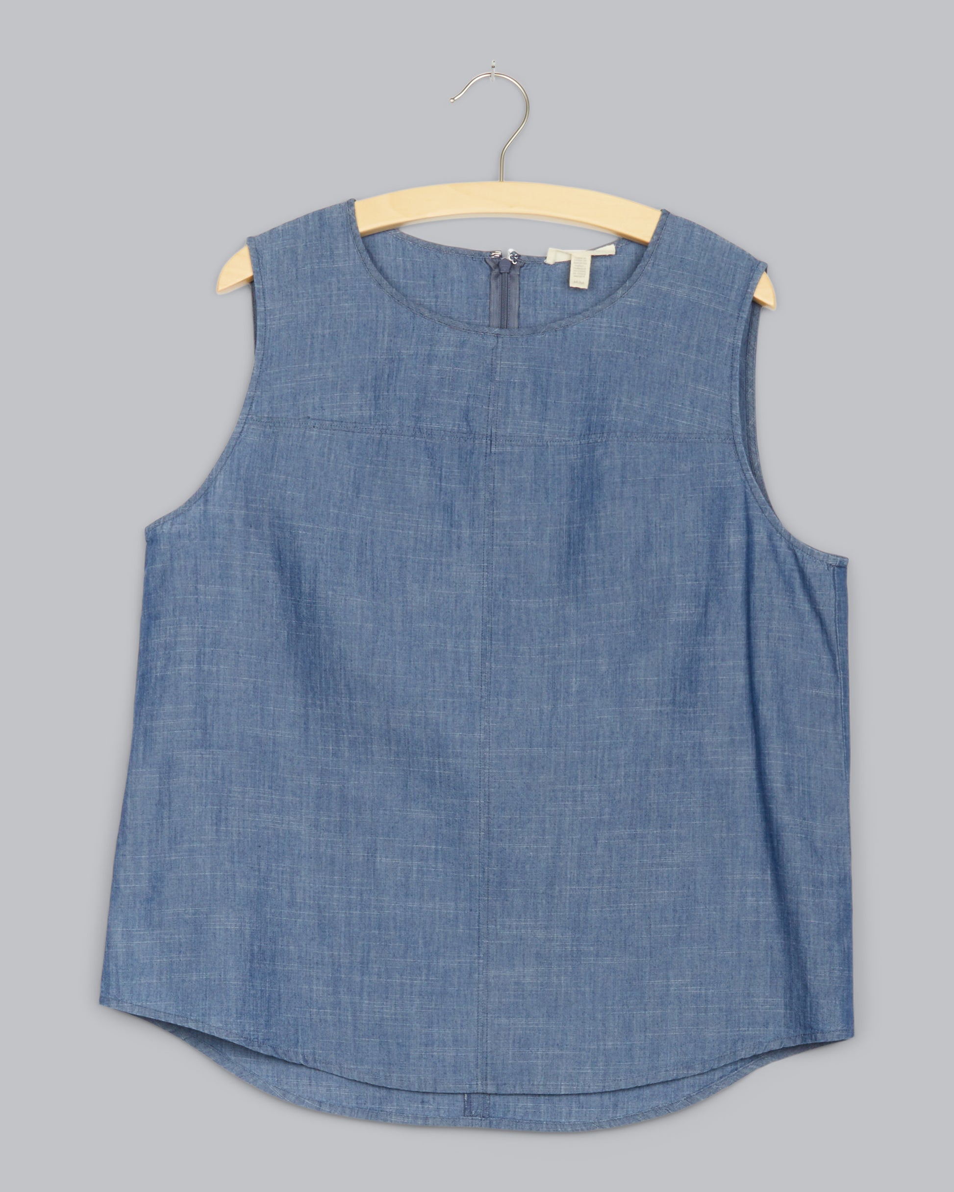 Cotton Tencel Fine Slub Chambray Tank – Eileen Fisher Renew
