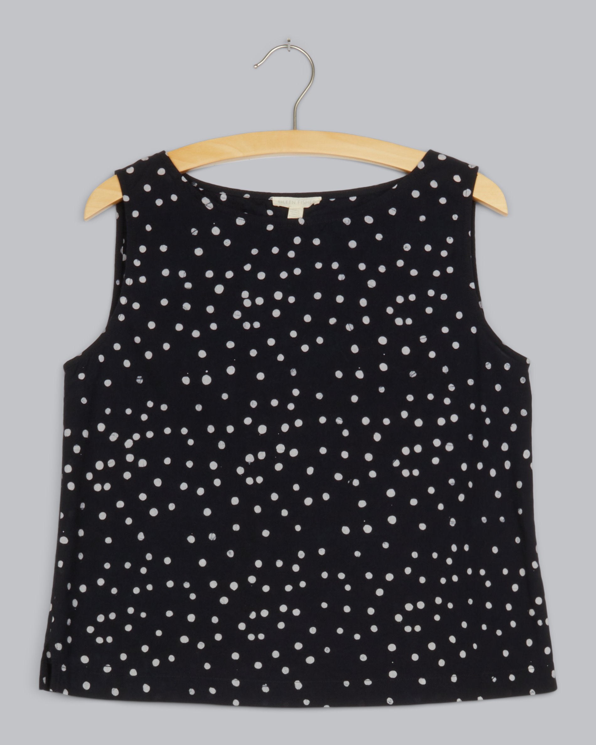 Hand Printed Cotton Dot Tank – Eileen Fisher Renew