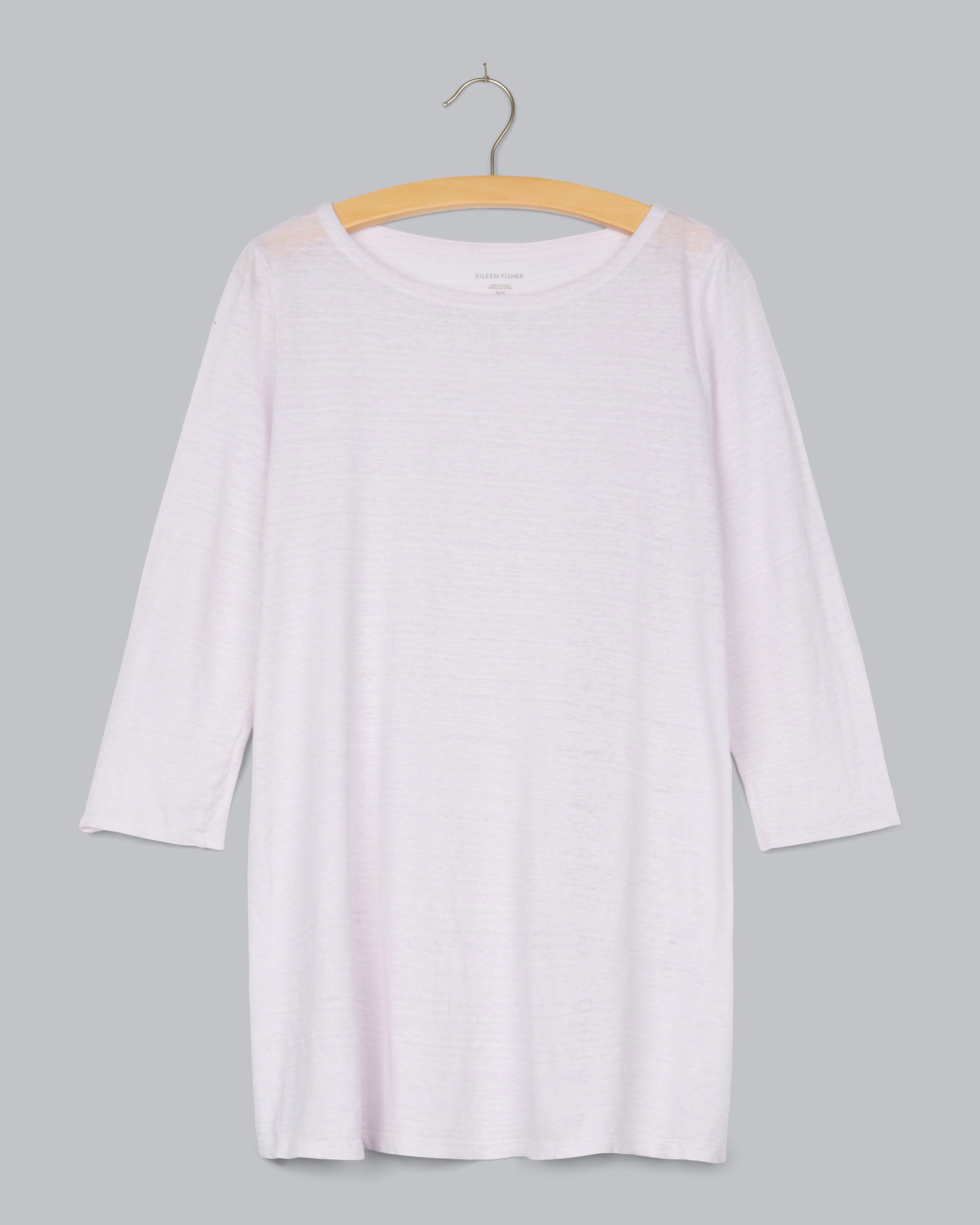 Organic Linen Jersey Ministripe Tee – Eileen Fisher Renew