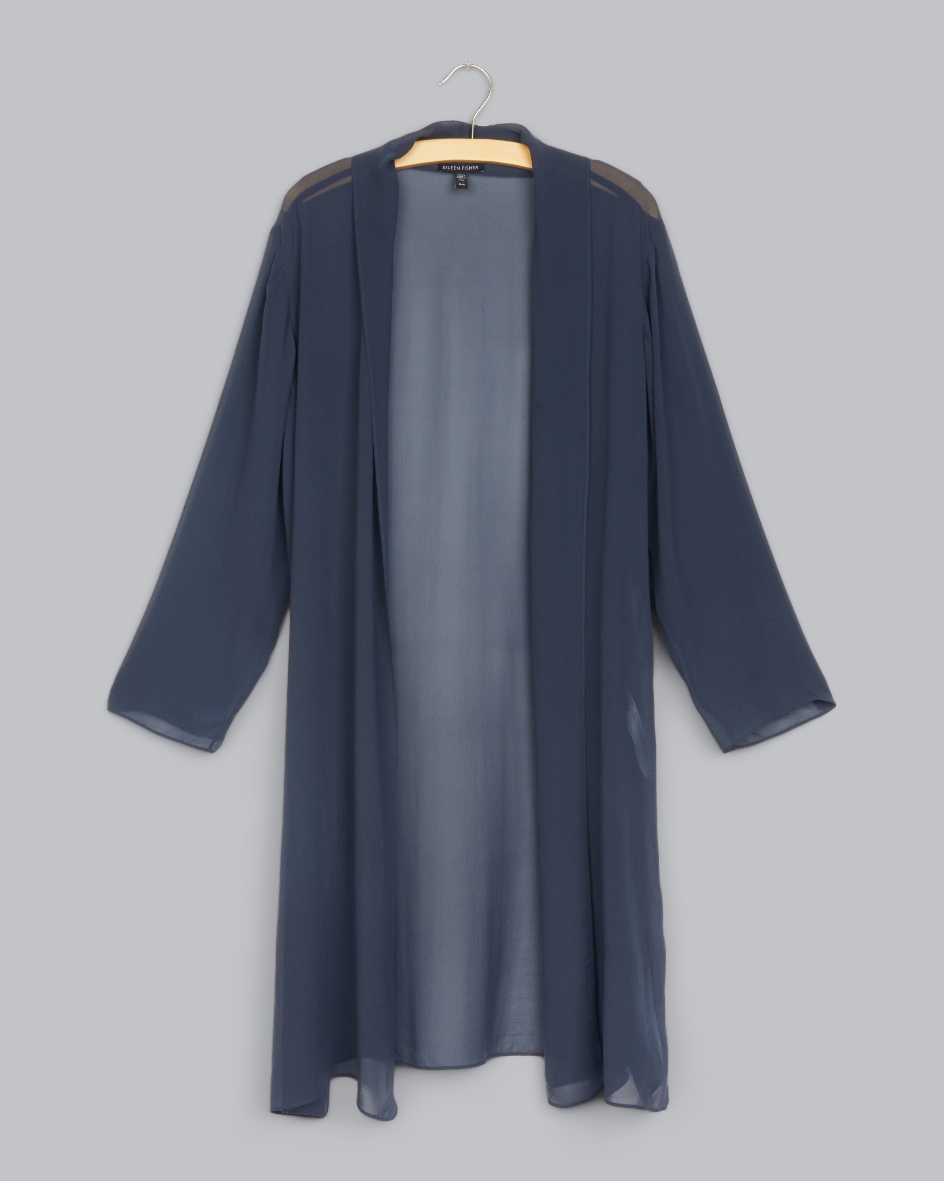 Sheer Silk Georgette Jacket – Eileen Fisher Renew