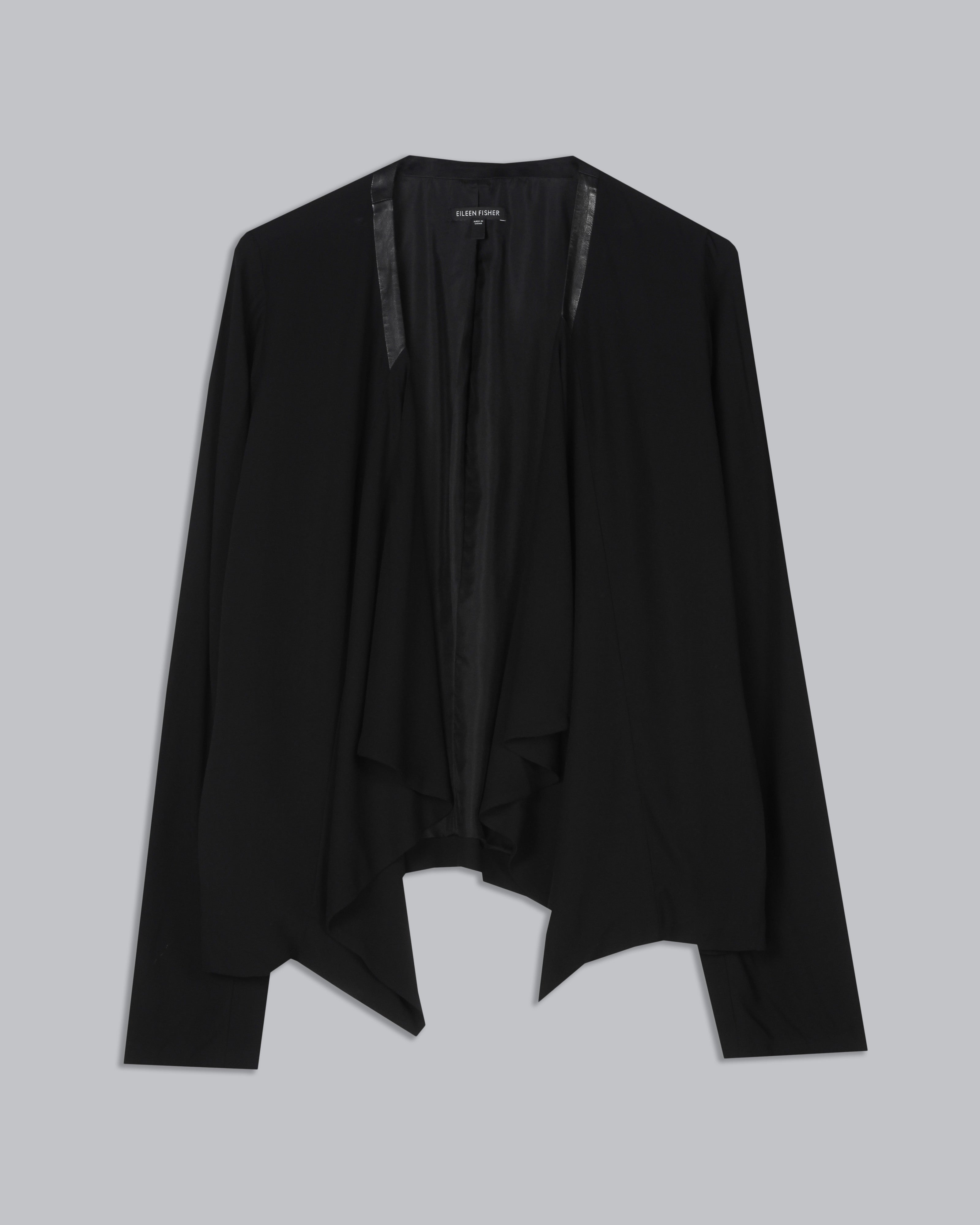 Silk Georgette Crepe Jacket – Eileen Fisher Renew