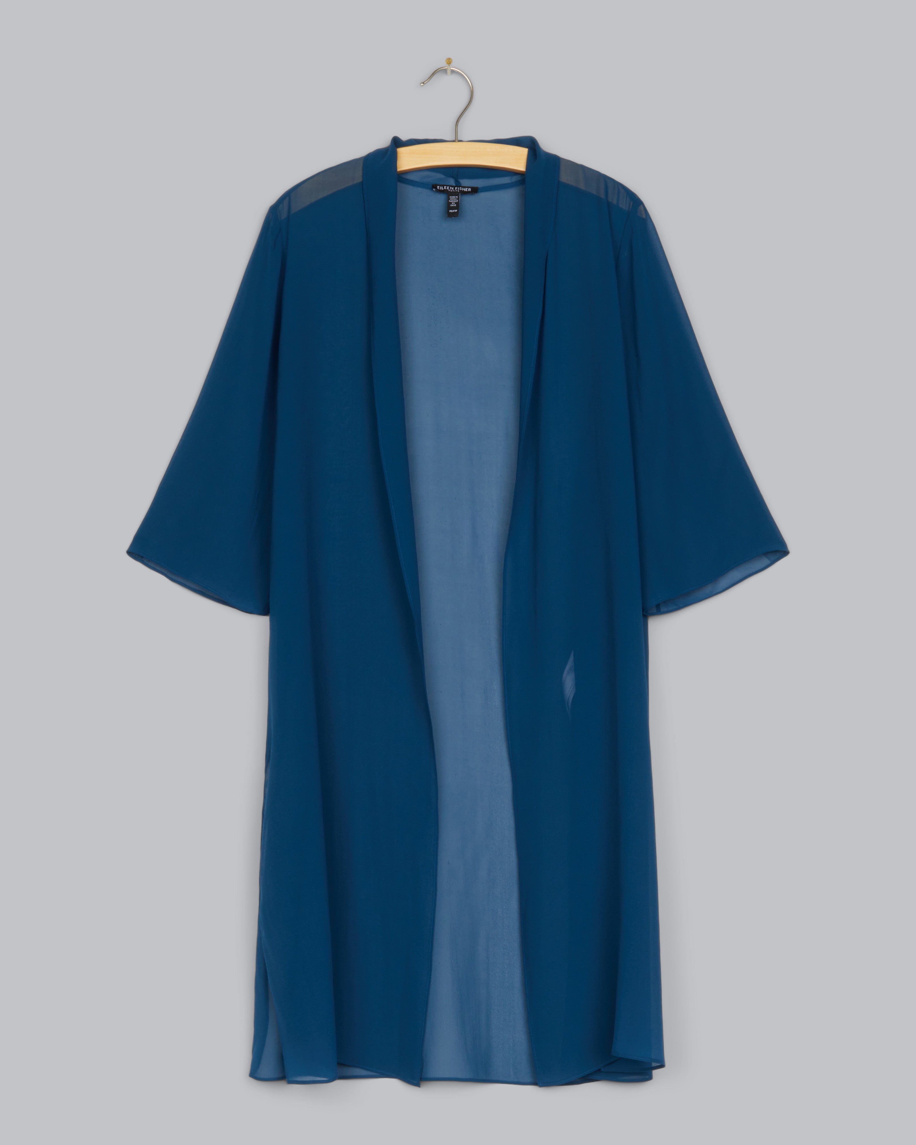 Sheer Silk Georgette Jacket – Eileen Fisher Renew