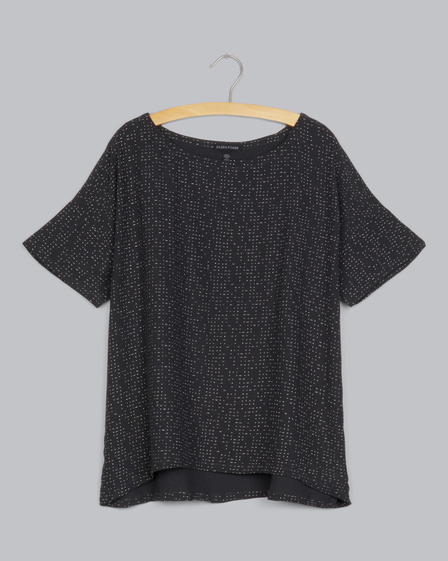 Morse Code Tencel Viscose Crepe Shirt – Eileen Fisher Renew