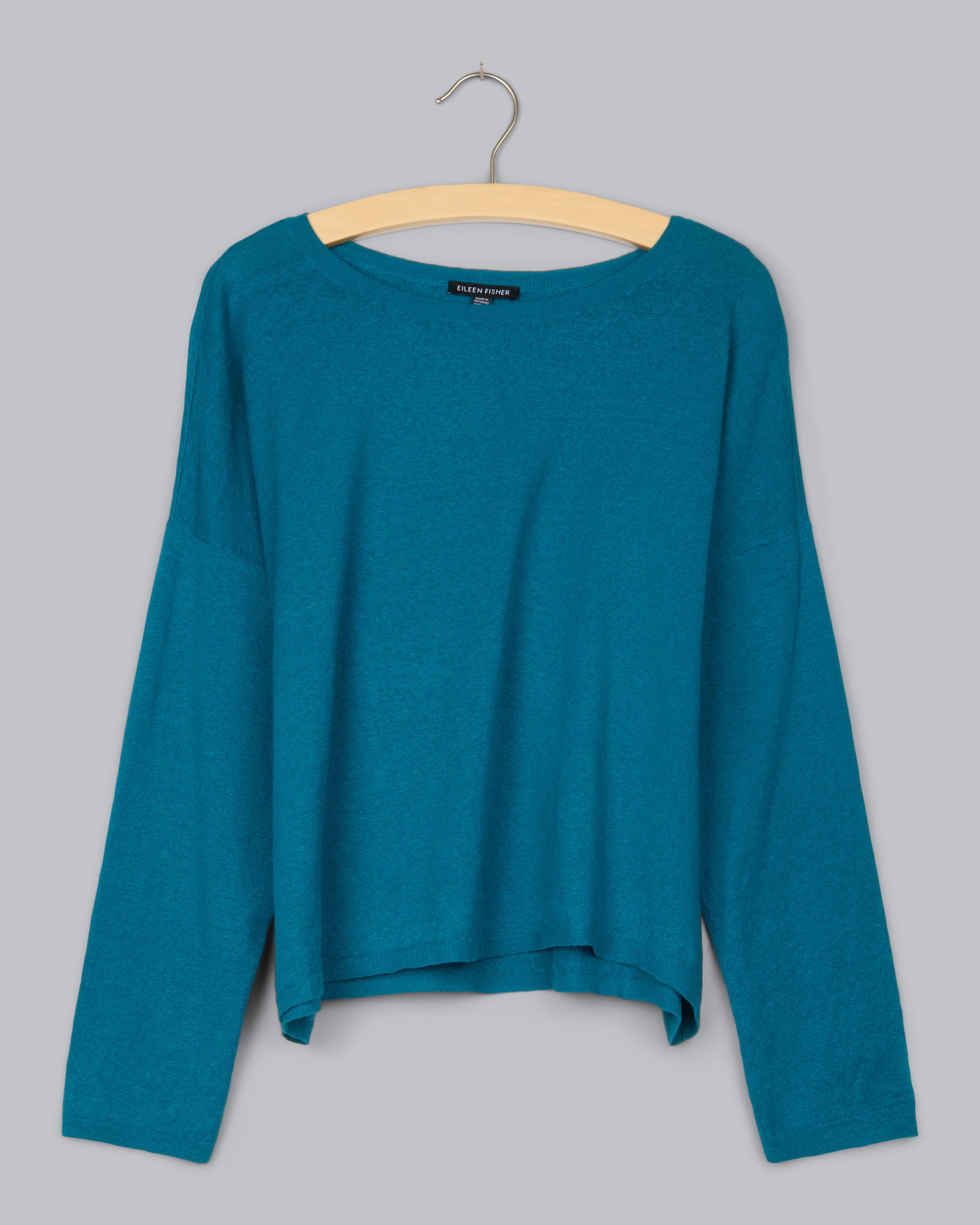 Organic Linen Crepe Stretch Pullover – Eileen Fisher Renew