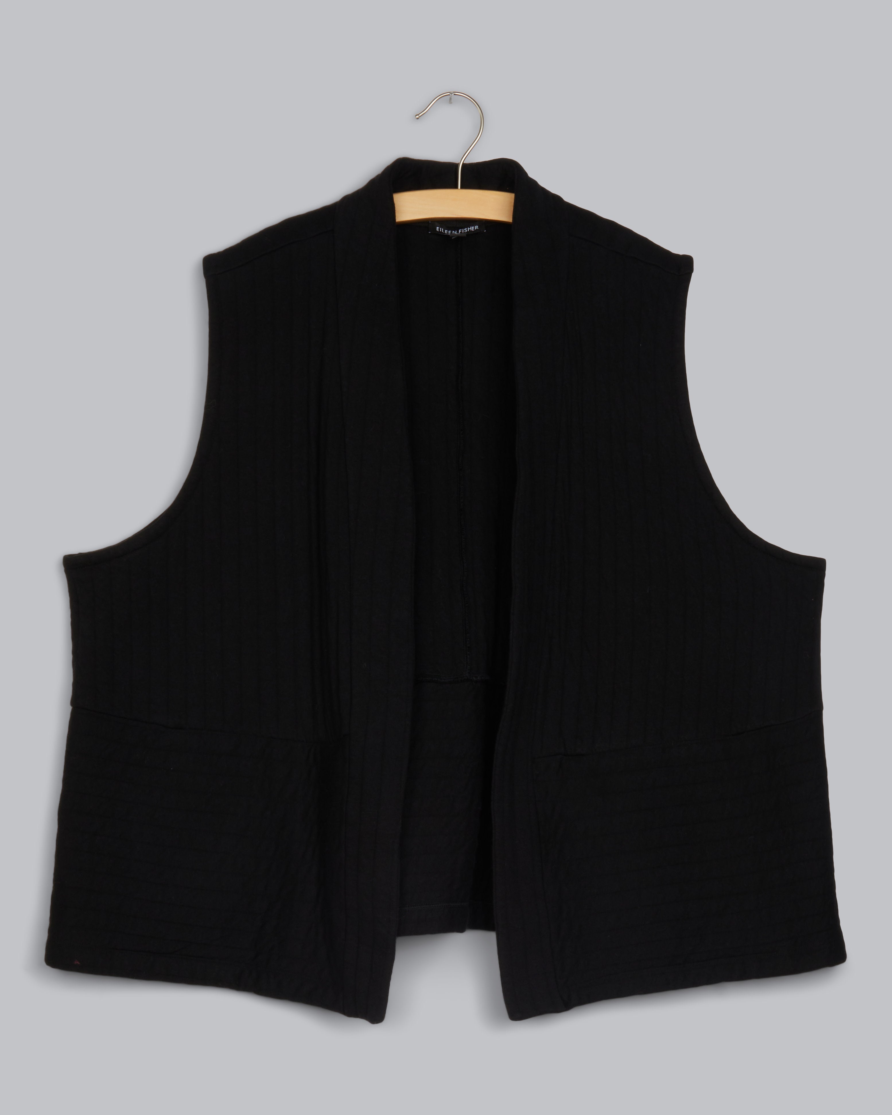 Organic Cotton Channels Vest – Eileen Fisher Renew