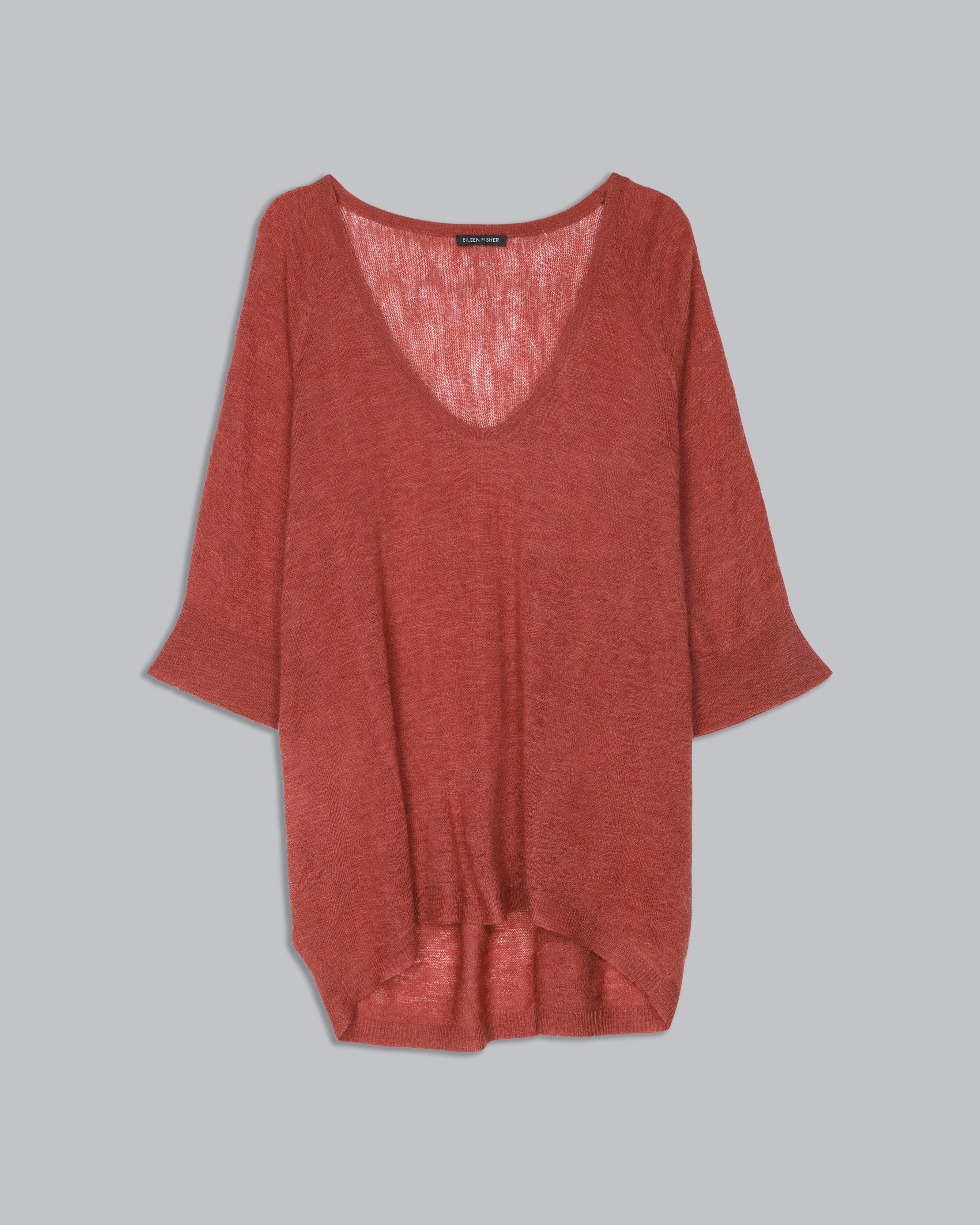 Ultrafine Merino Texture Pullover – Eileen Fisher Renew