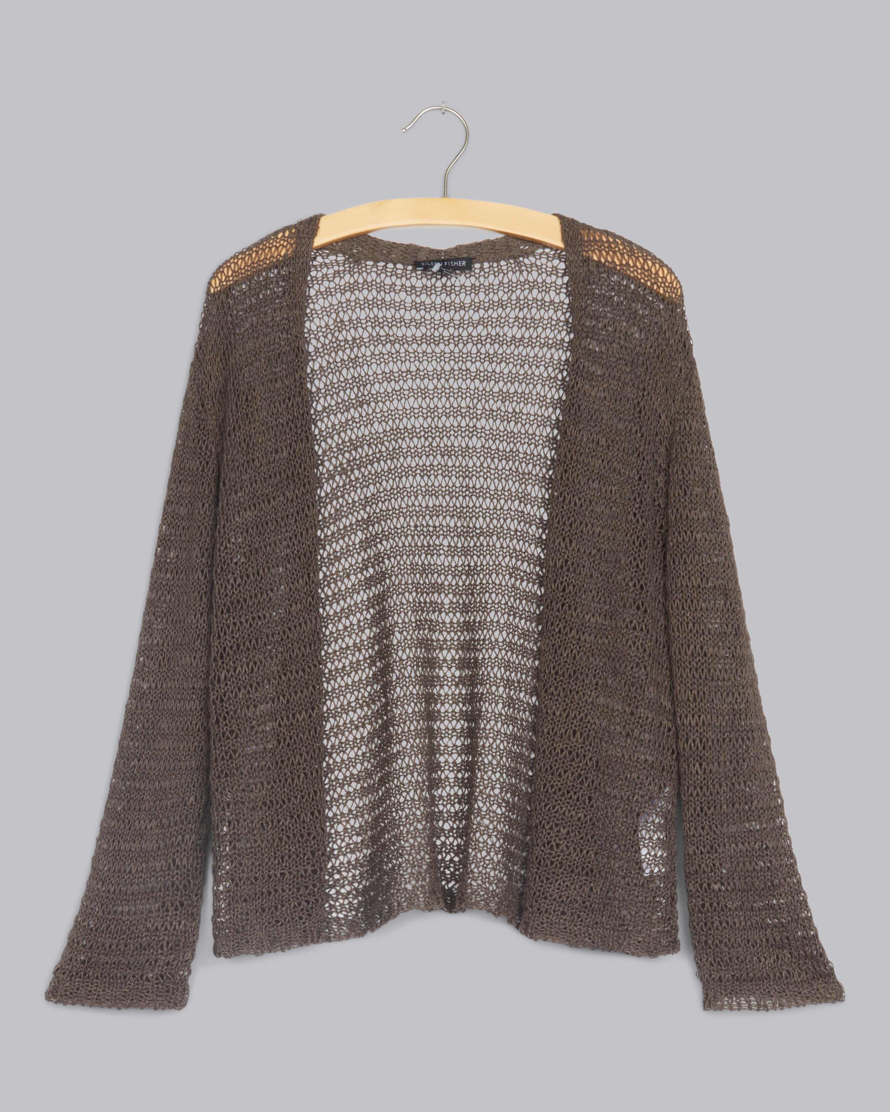 Lustrous Linen Nylon Cardigan – Eileen Fisher Renew
