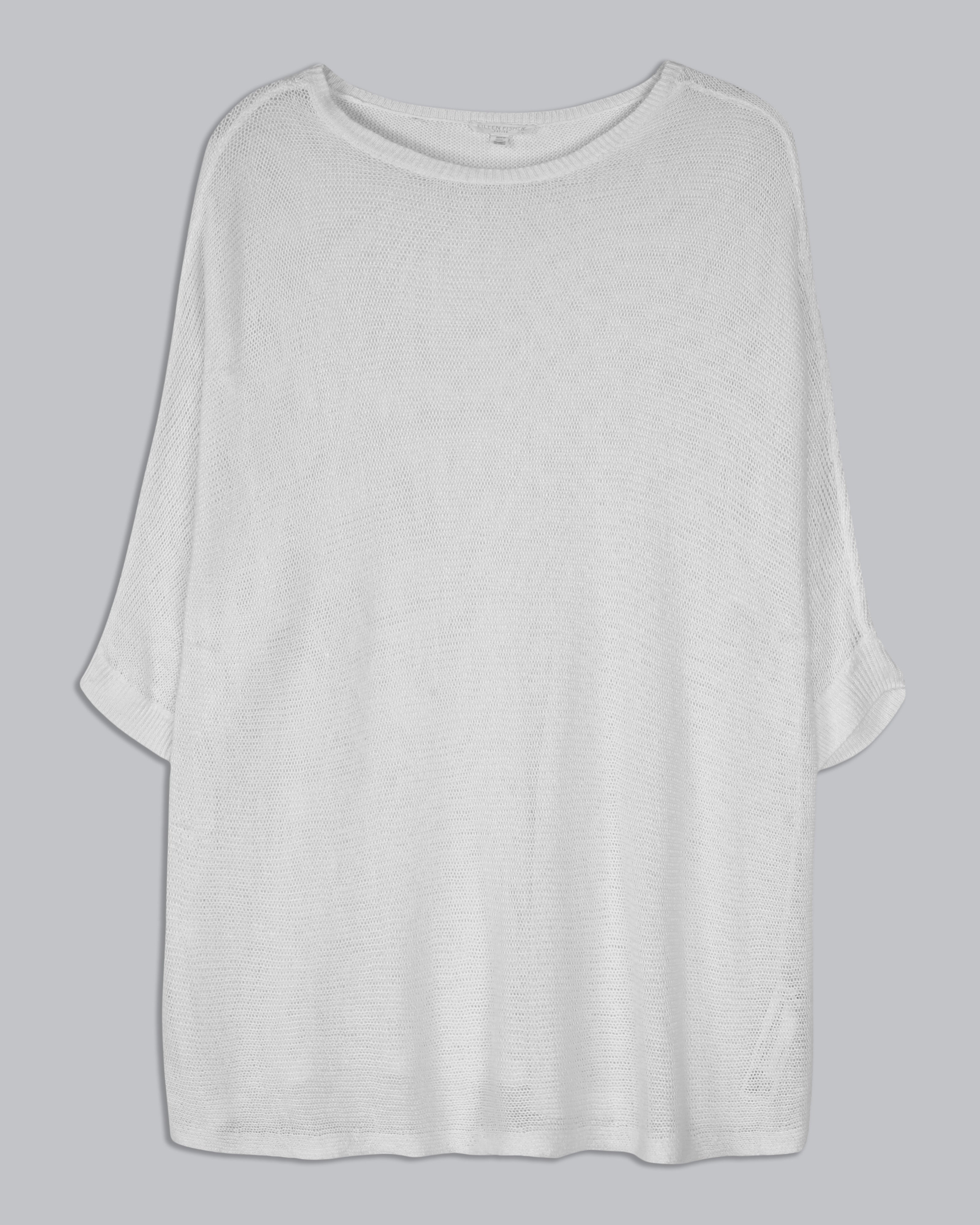 Fine Gauge Linen Mesh Pullover – Eileen Fisher Renew