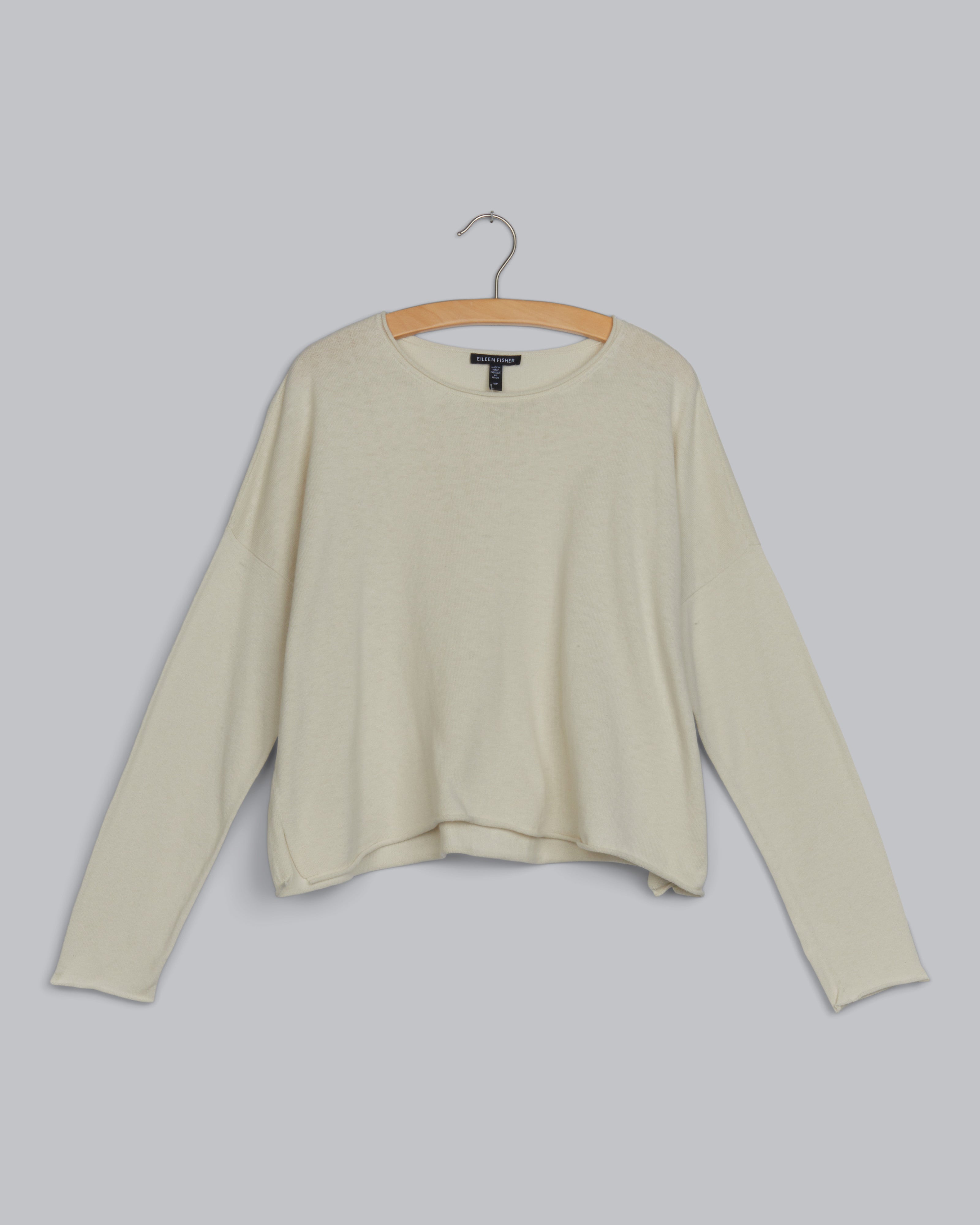 Organic Cotton Stretch Denim Pullover – Eileen Fisher Renew