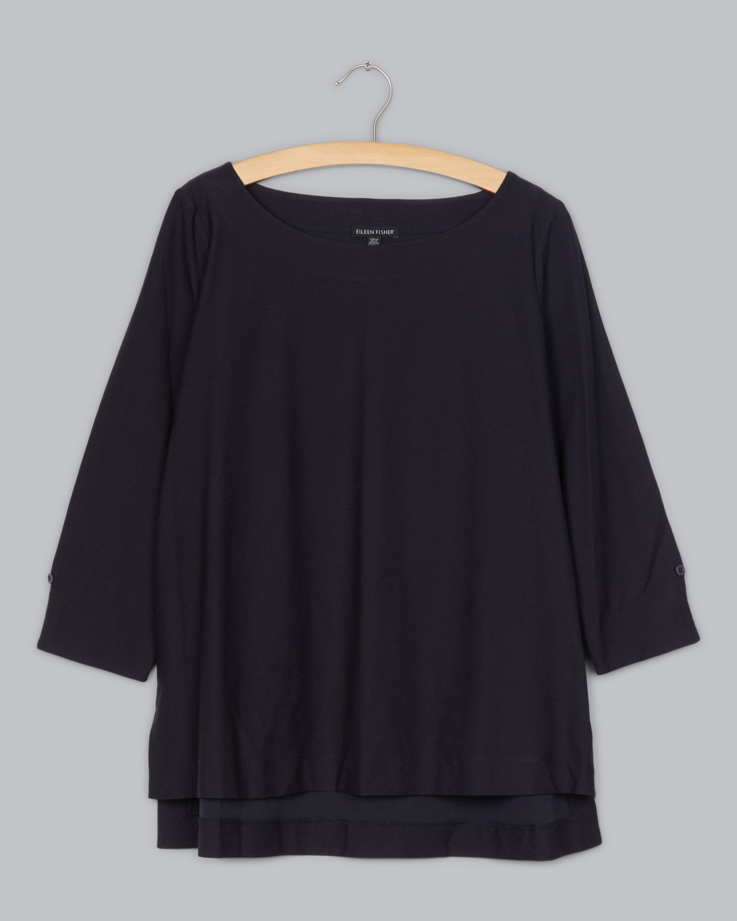 Lightweight Washable Stretch Crepe Shirt – Eileen Fisher Renew