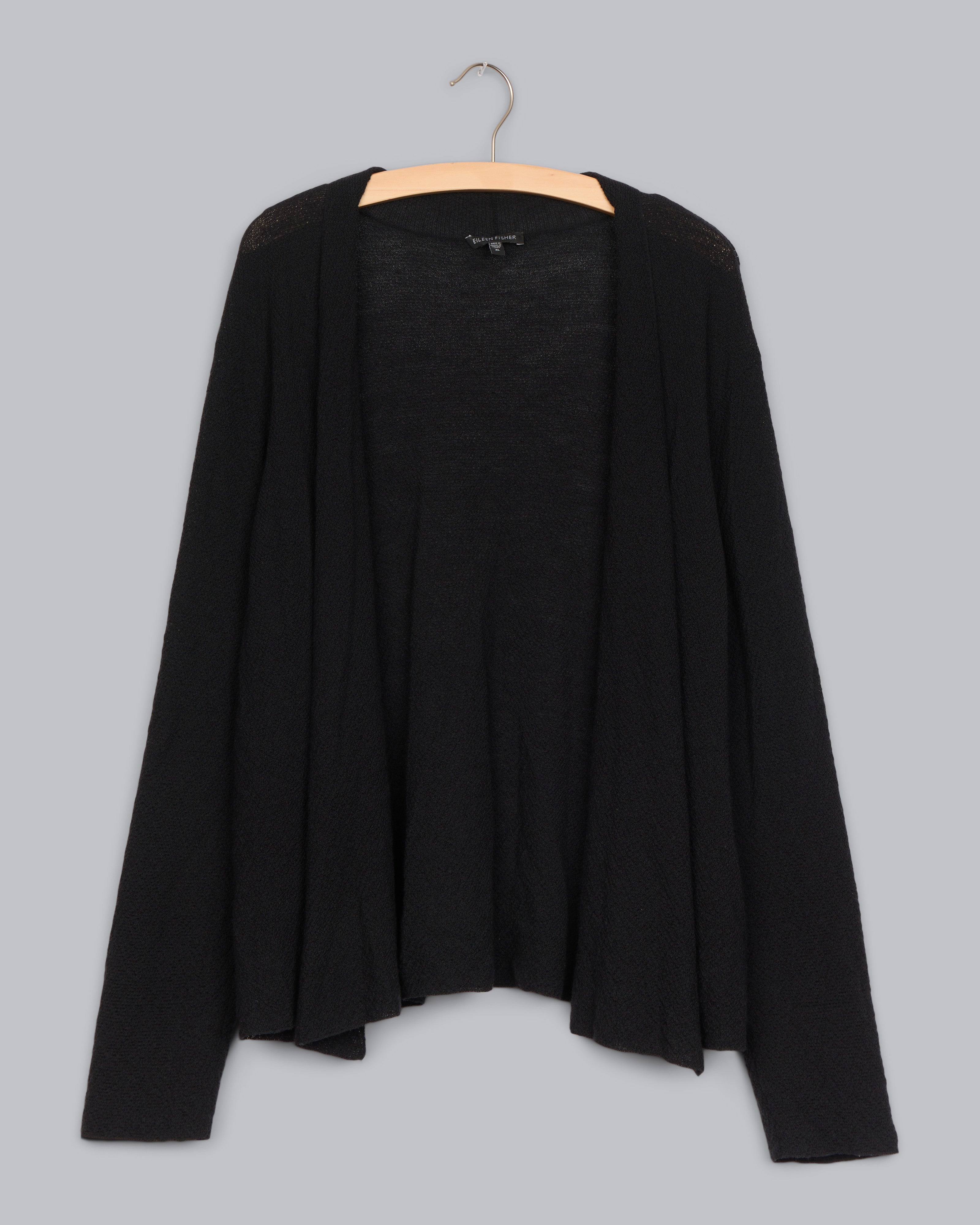 Washable Wool Fine Crepe Cardigan – Eileen Fisher Renew