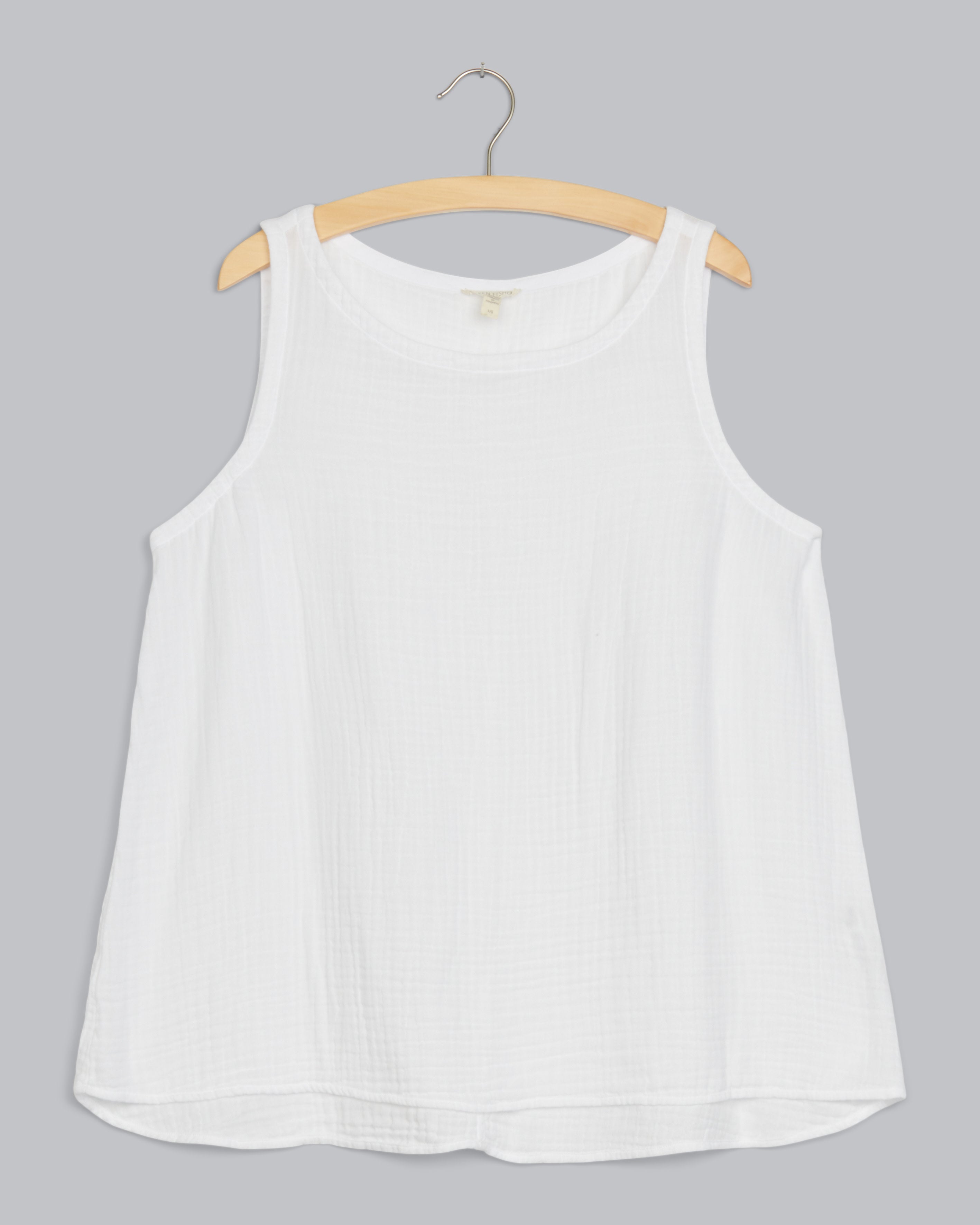 Organic Cotton Lofty Gauze Tank – Eileen Fisher Renew