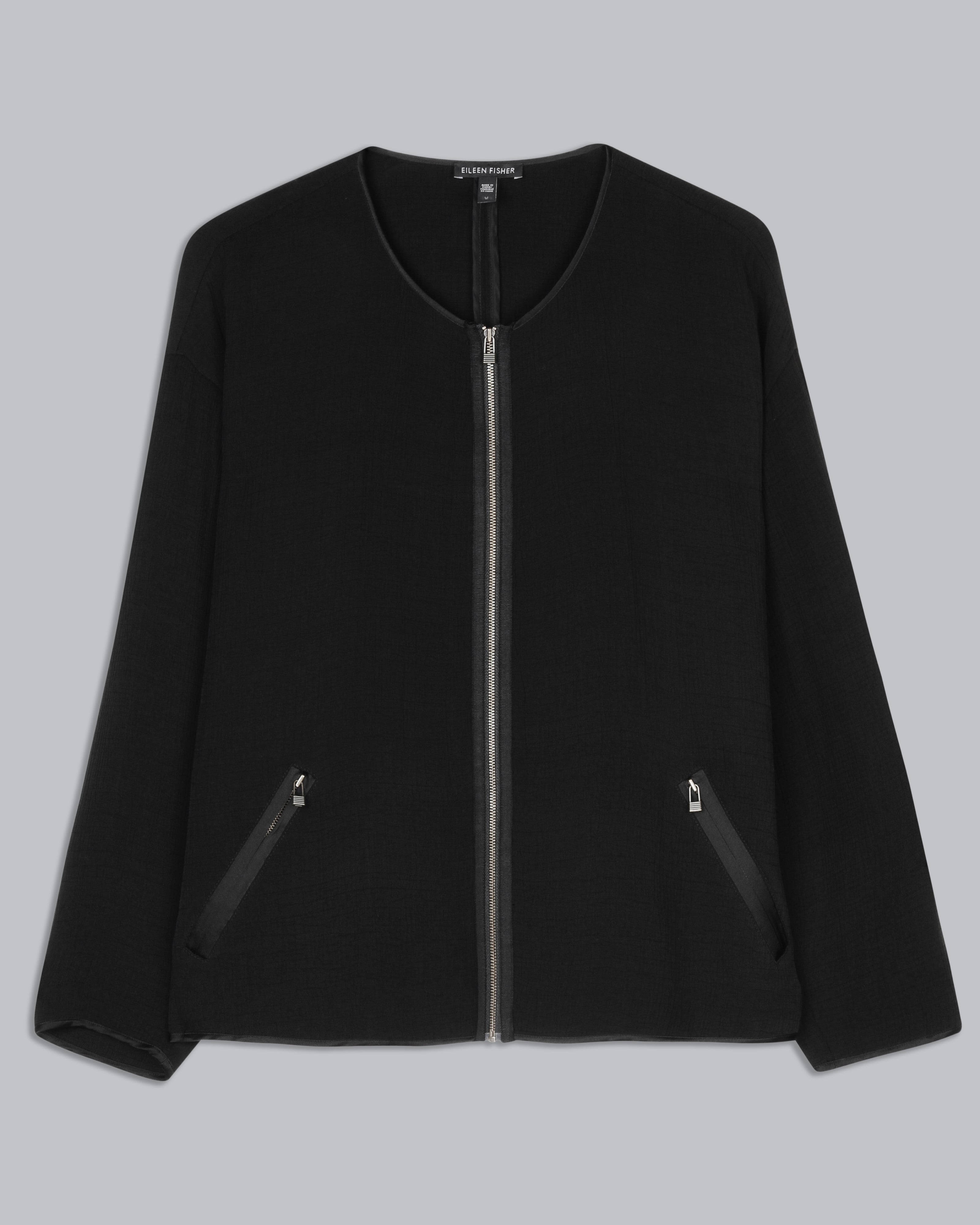 Silk Sponge Jacket – Eileen Fisher Renew
