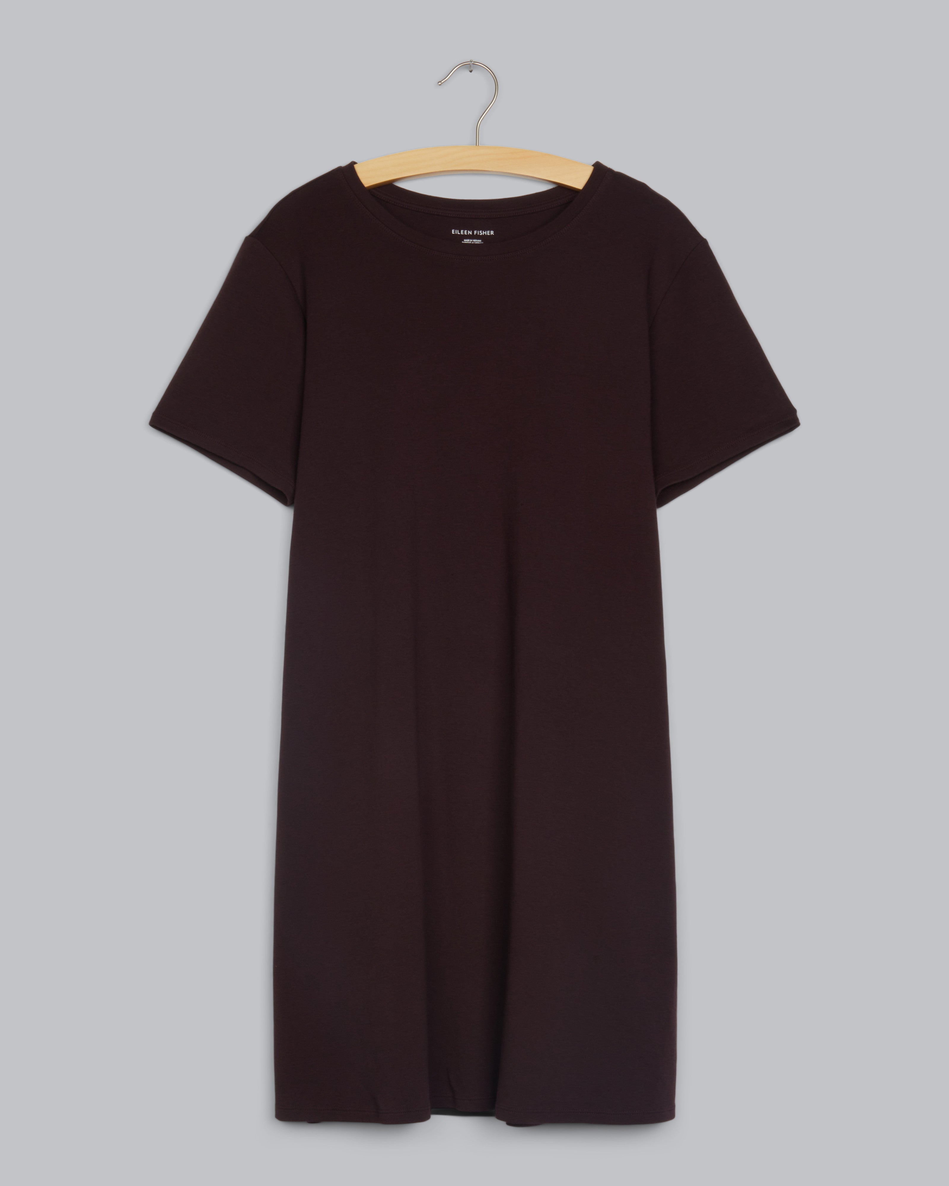 Organic Cotton Interlock Dress – Eileen Fisher Renew