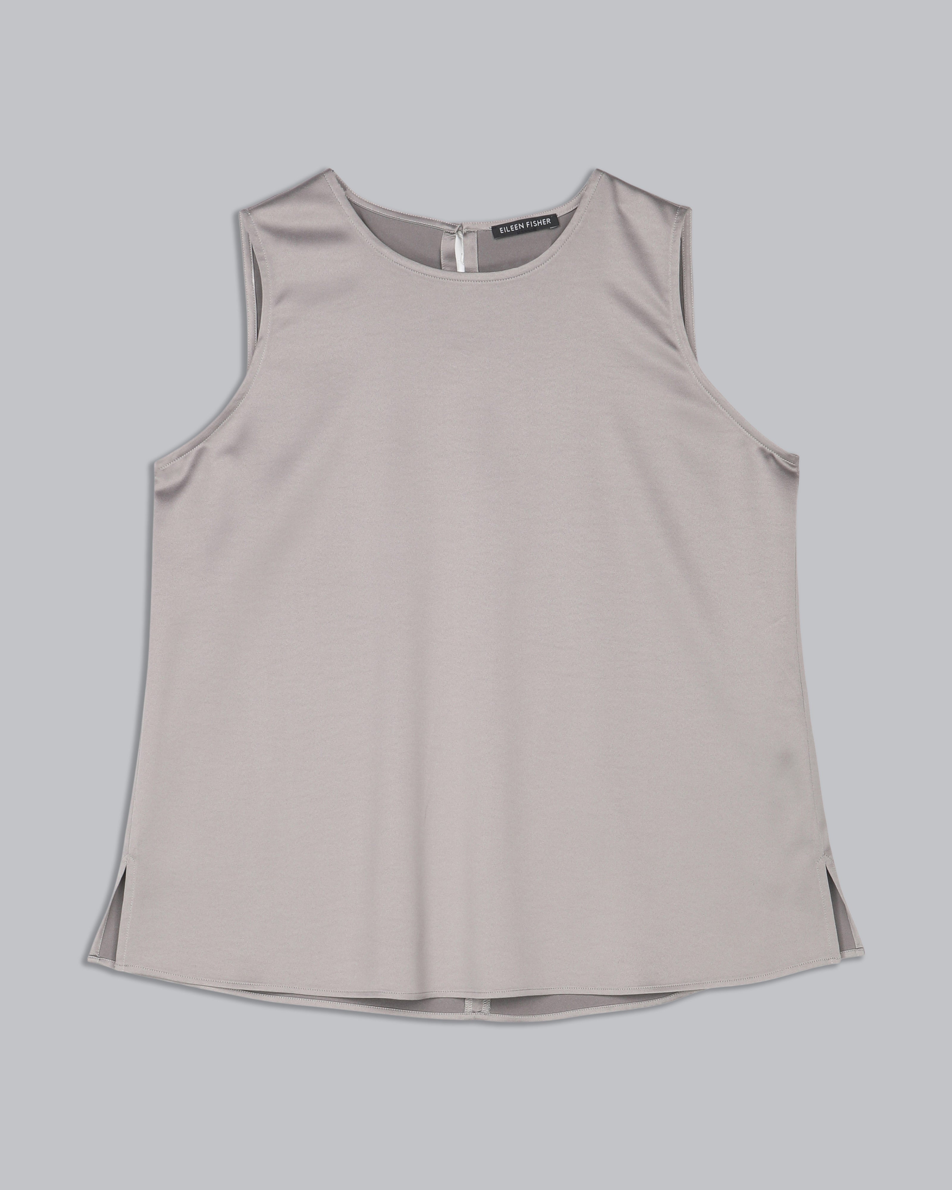 Recycled Polyester Satin Tank – Eileen Fisher Renew