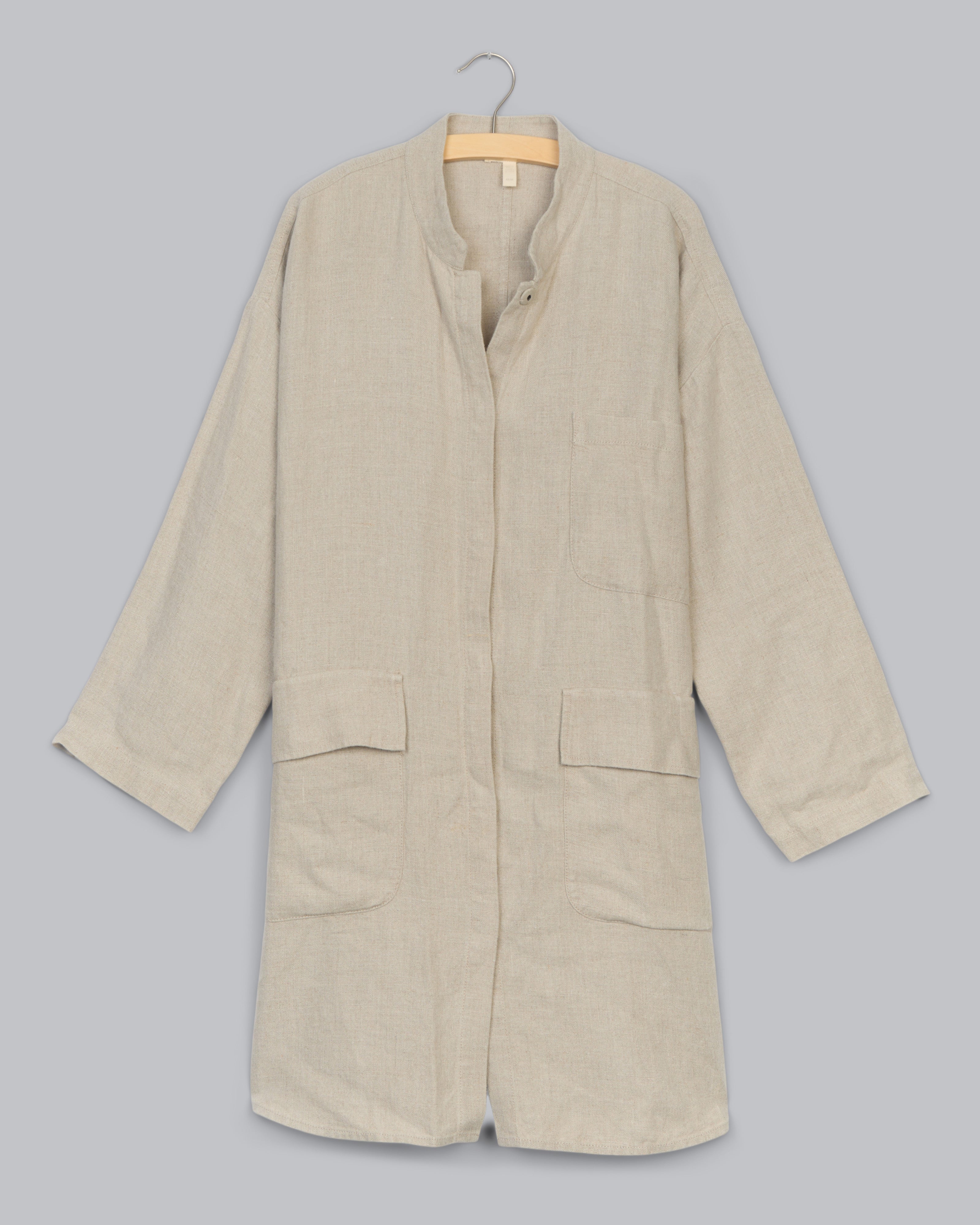 Heavy Organic Linen Jacket – Eileen Fisher Renew