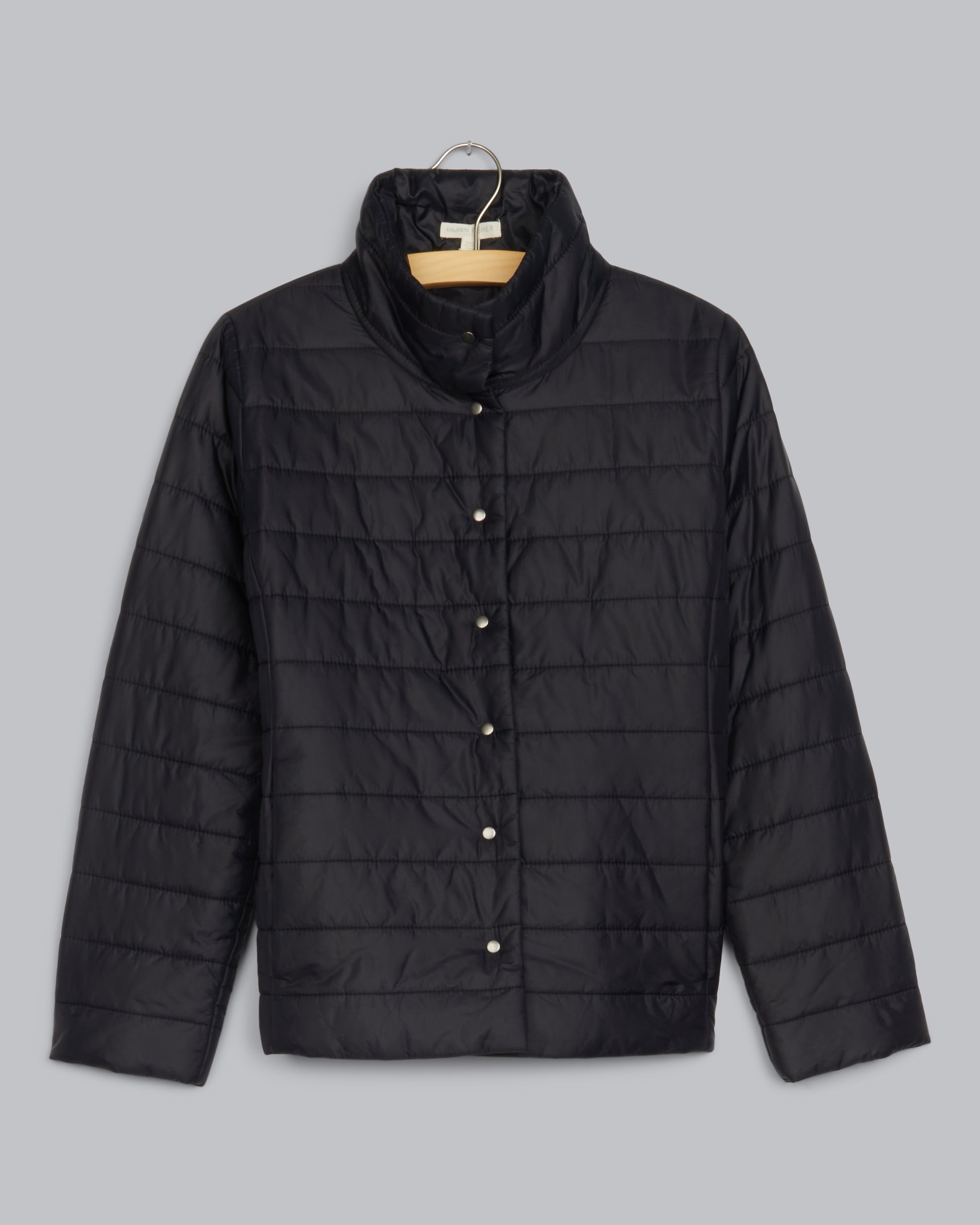 Eggshell Recycled Nylon Puffer Jacket – Eileen Fisher Renew