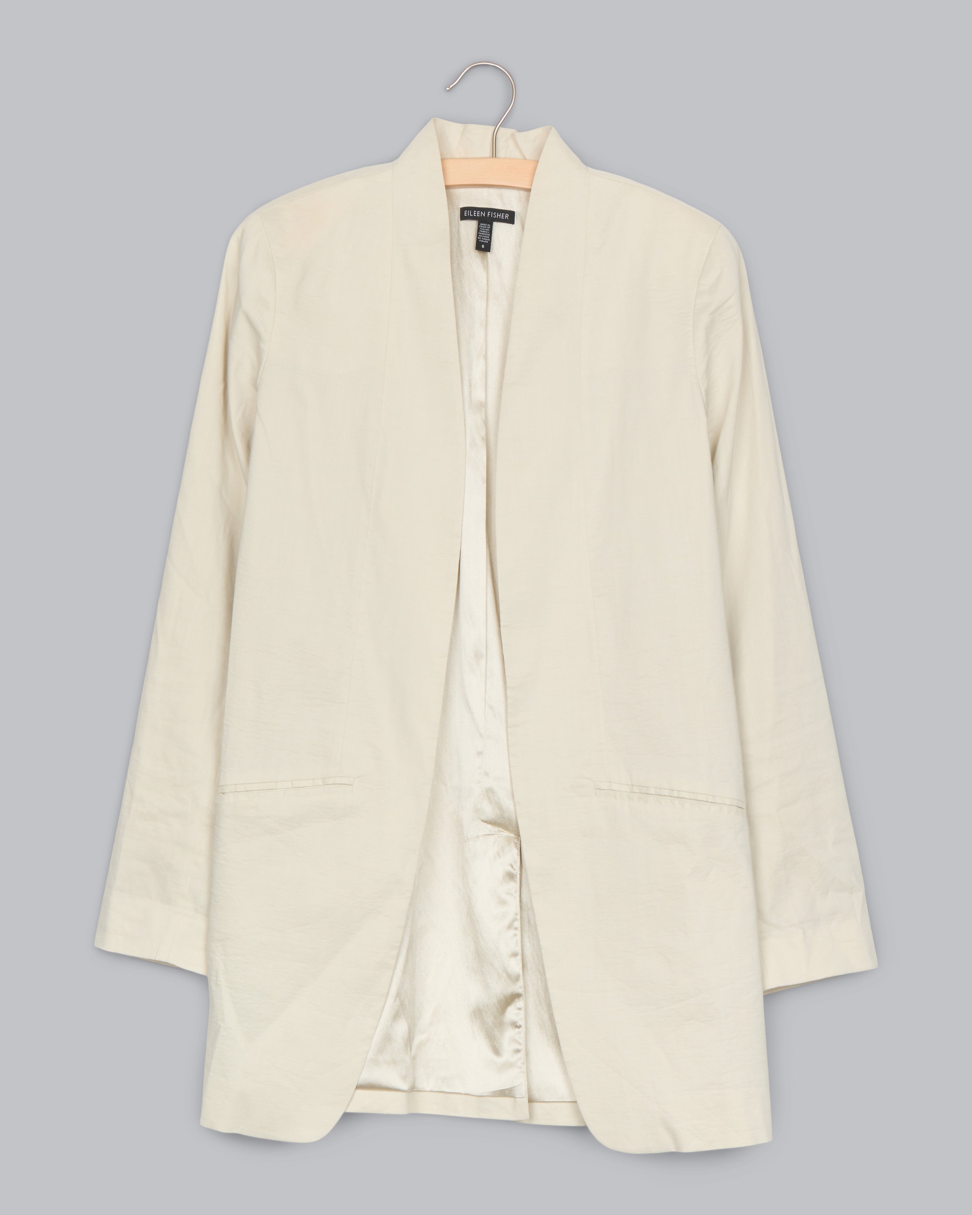 Polished Ramie Stretch Jacket – Eileen Fisher Renew
