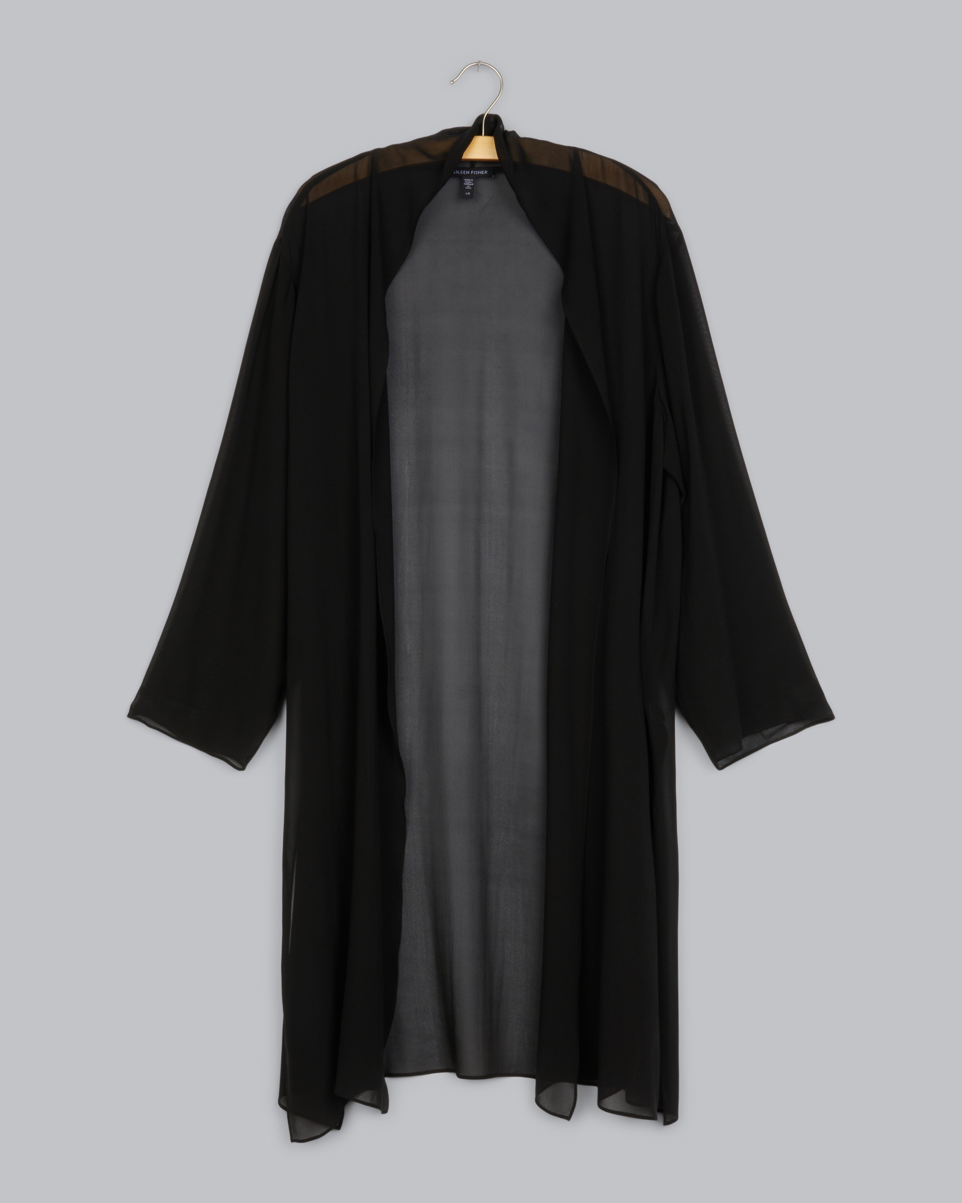 Sheer Silk Georgette Jacket – Eileen Fisher Renew