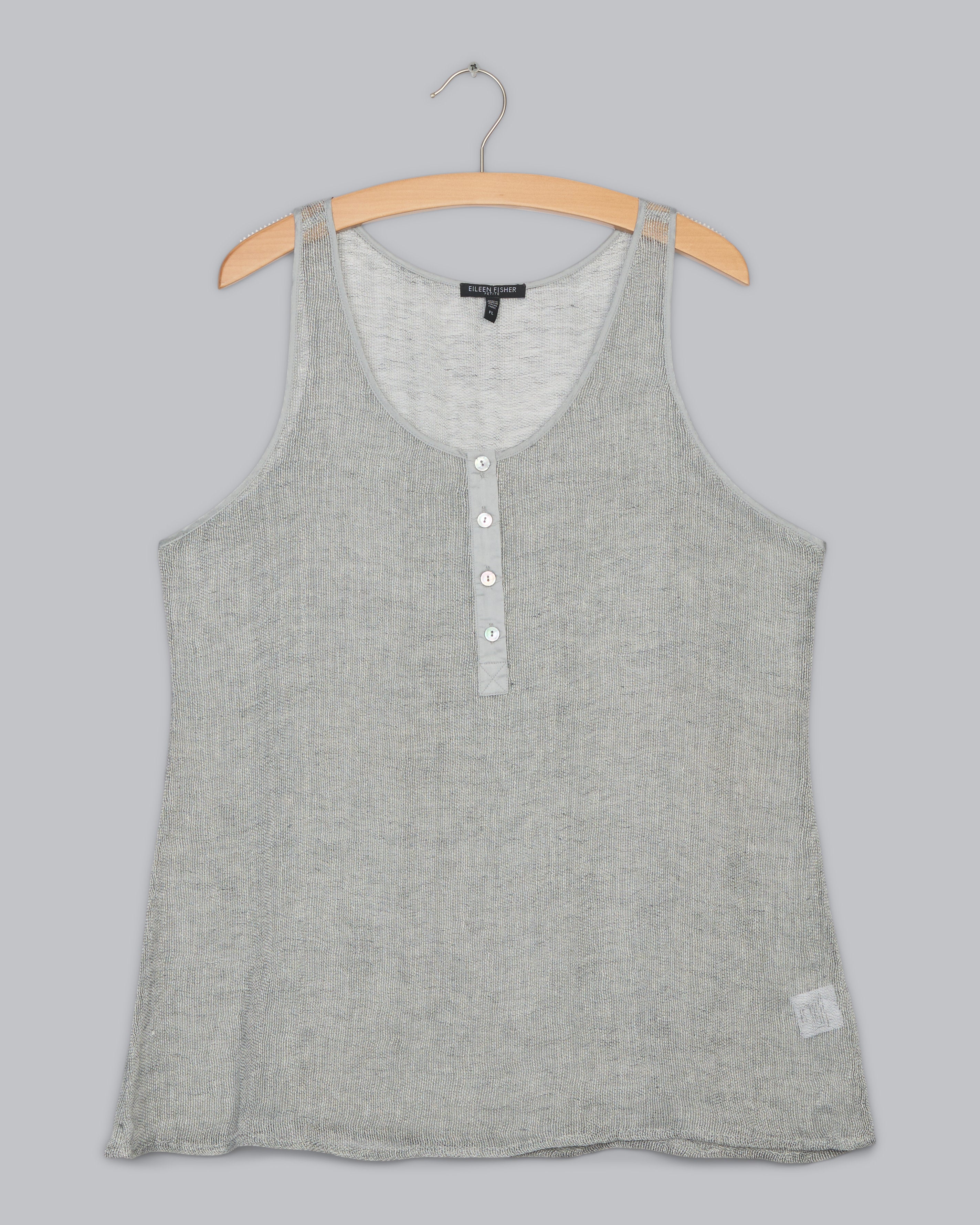 Woven Linen Mesh Tank – Eileen Fisher Renew