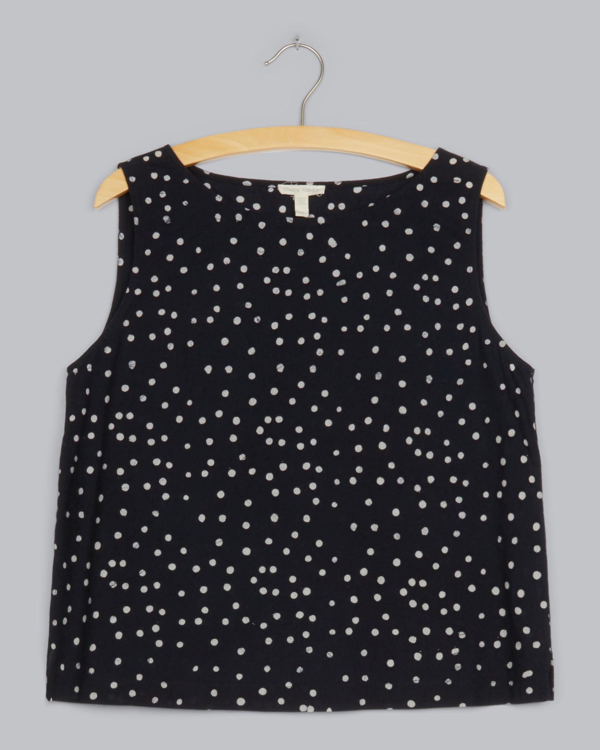 Hand Printed Cotton Dot Tank – Eileen Fisher Renew