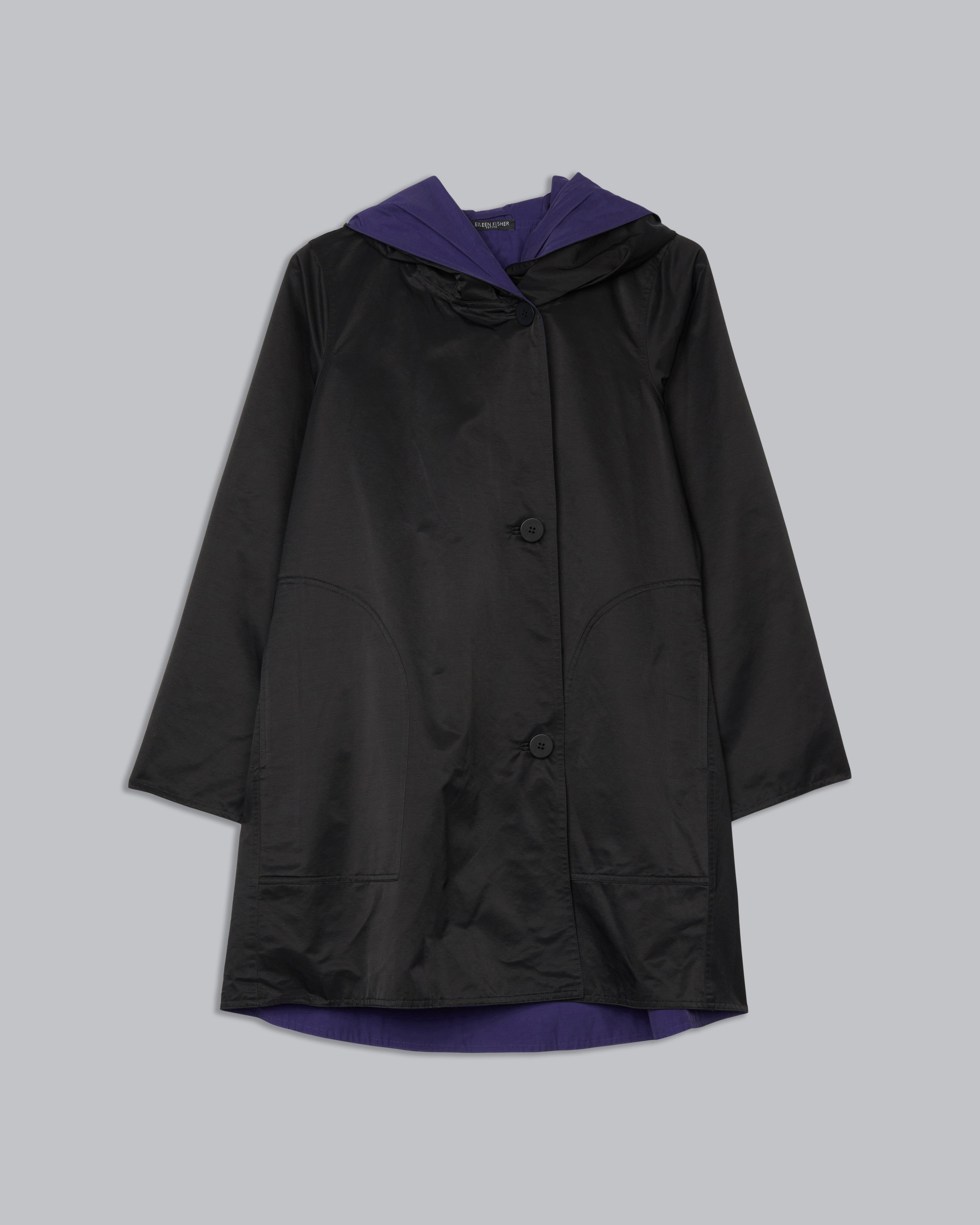 Reversible Organic Cotton Nylon Sheen Jacket – Eileen Fisher Renew