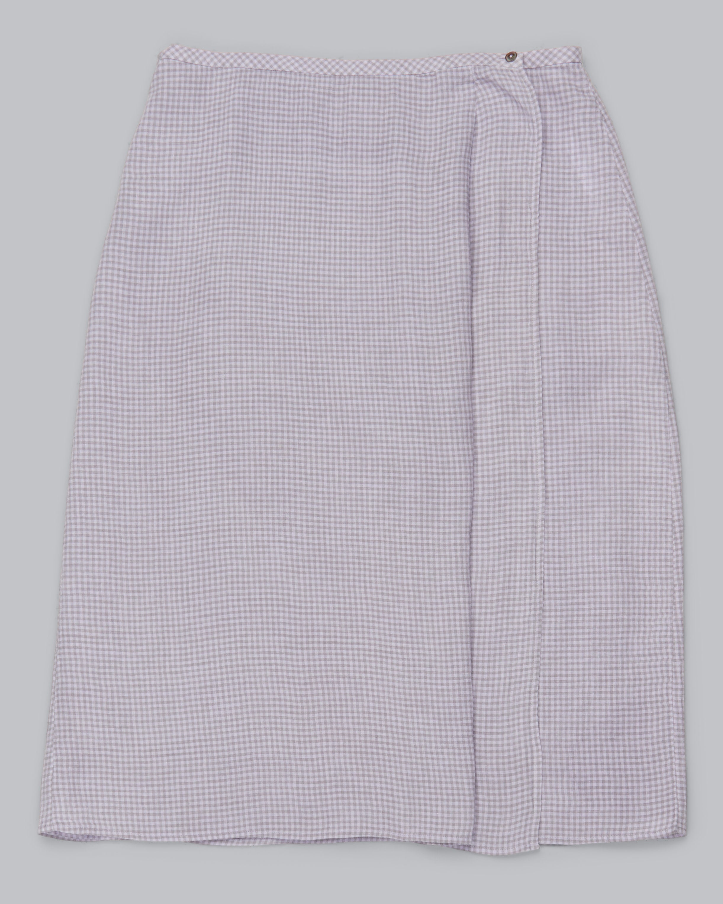 Organic Linen Check Skirt – Eileen Fisher Renew