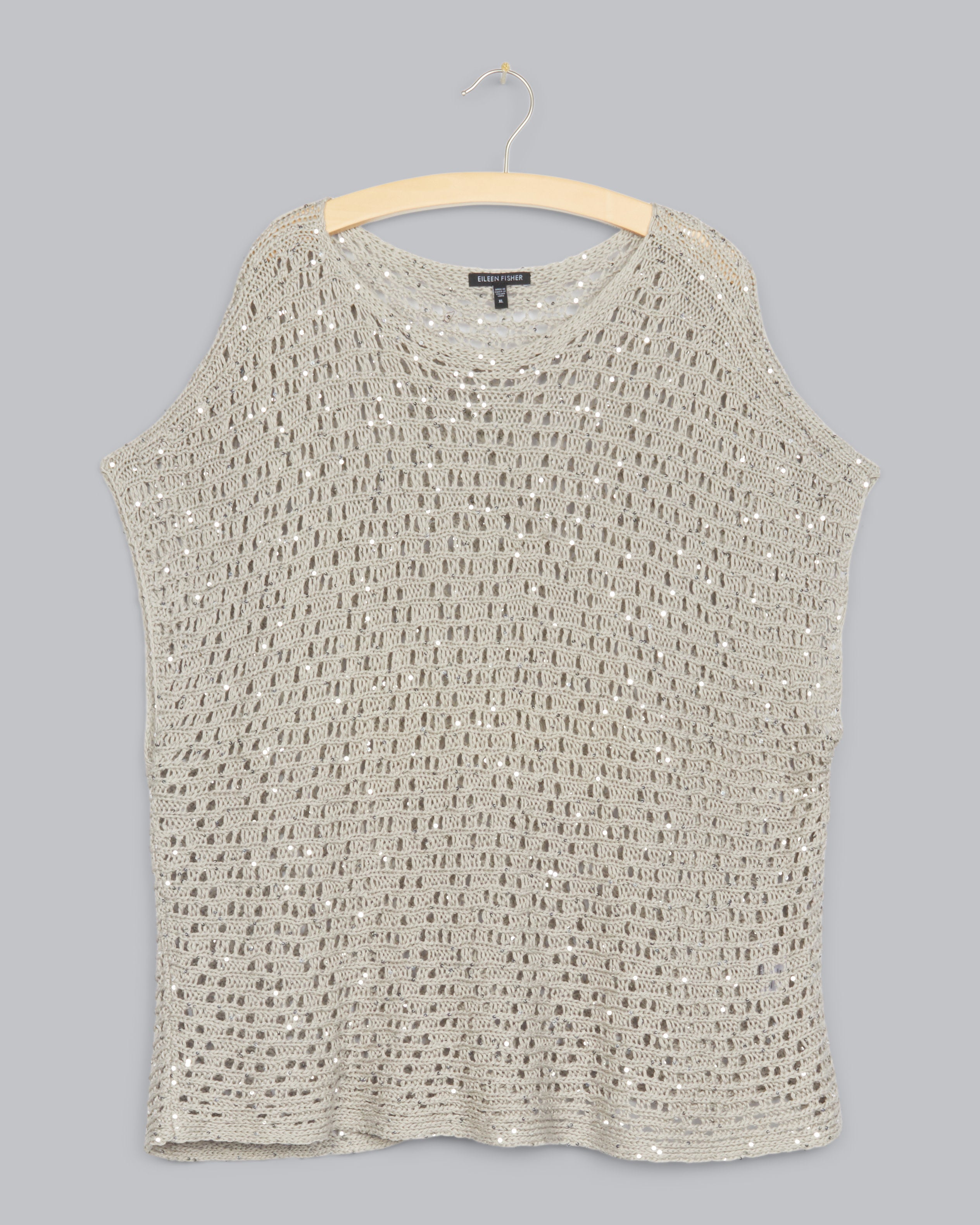 Sequins Chainmail Mesh Pullover – Eileen Fisher Renew