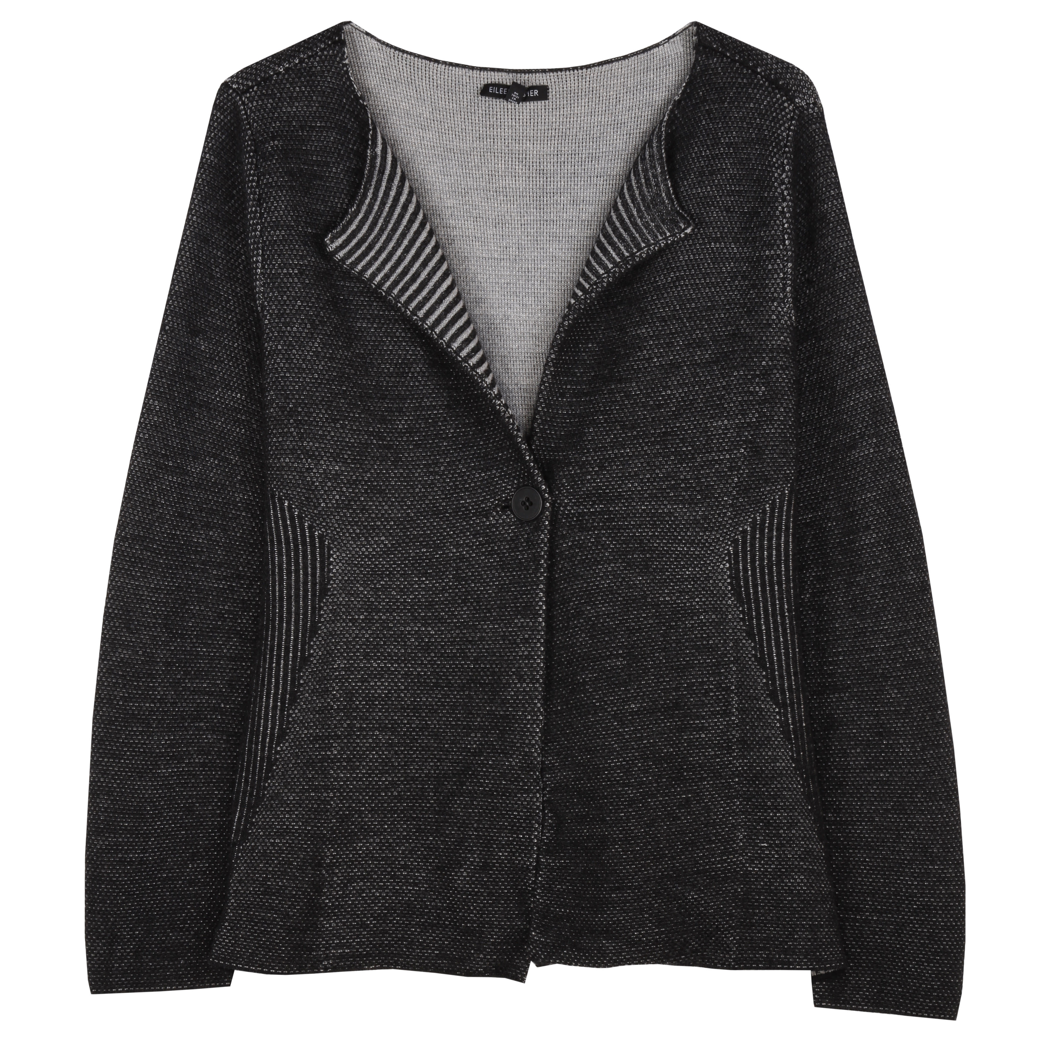 Two-toned Merino Honeycomb Cardigan – Eileen Fisher Renew