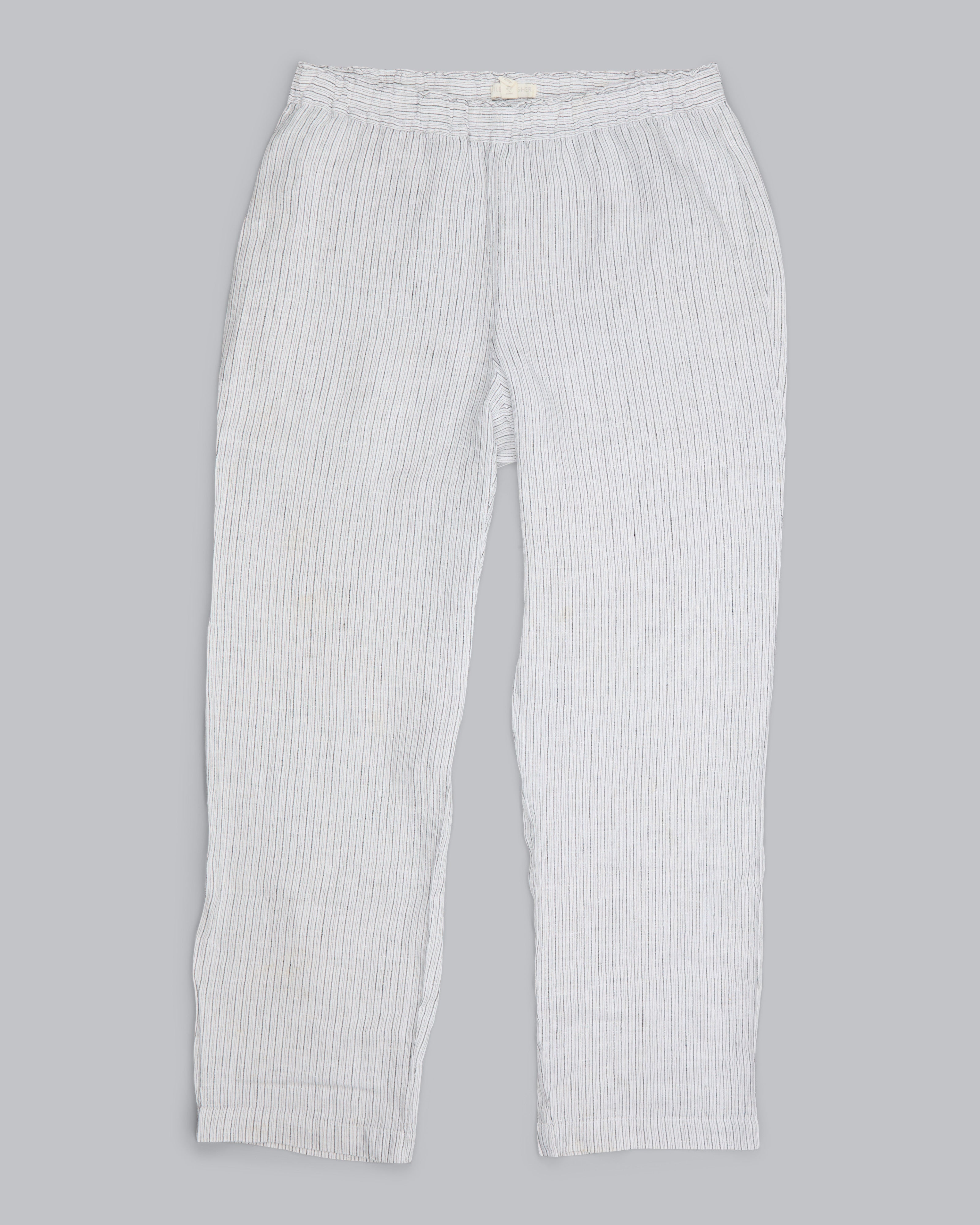 Mini Stripe Organic Handkerchief Linen Pant – Eileen Fisher Renew
