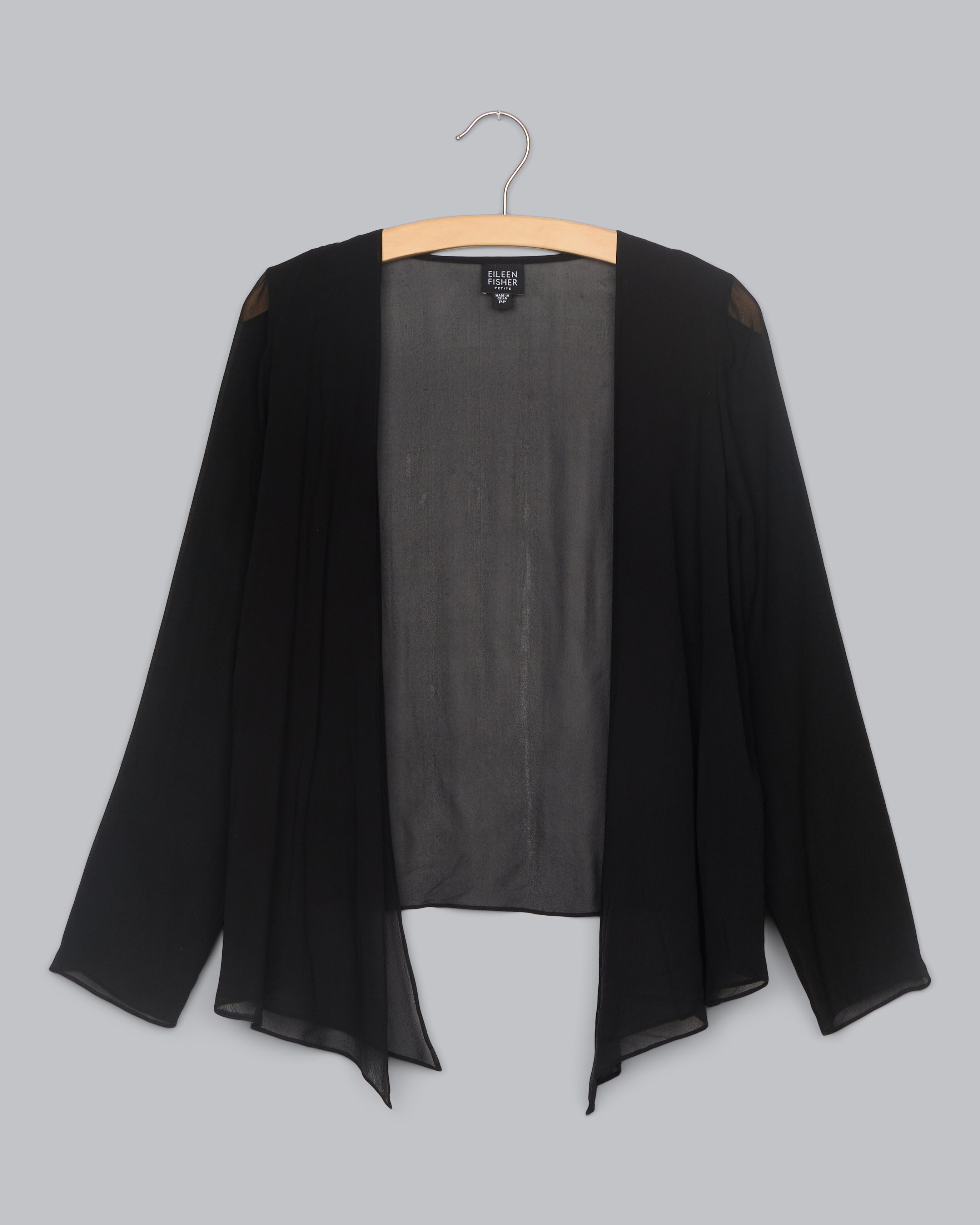 Sheer Silk Georgette Jacket – Eileen Fisher Renew