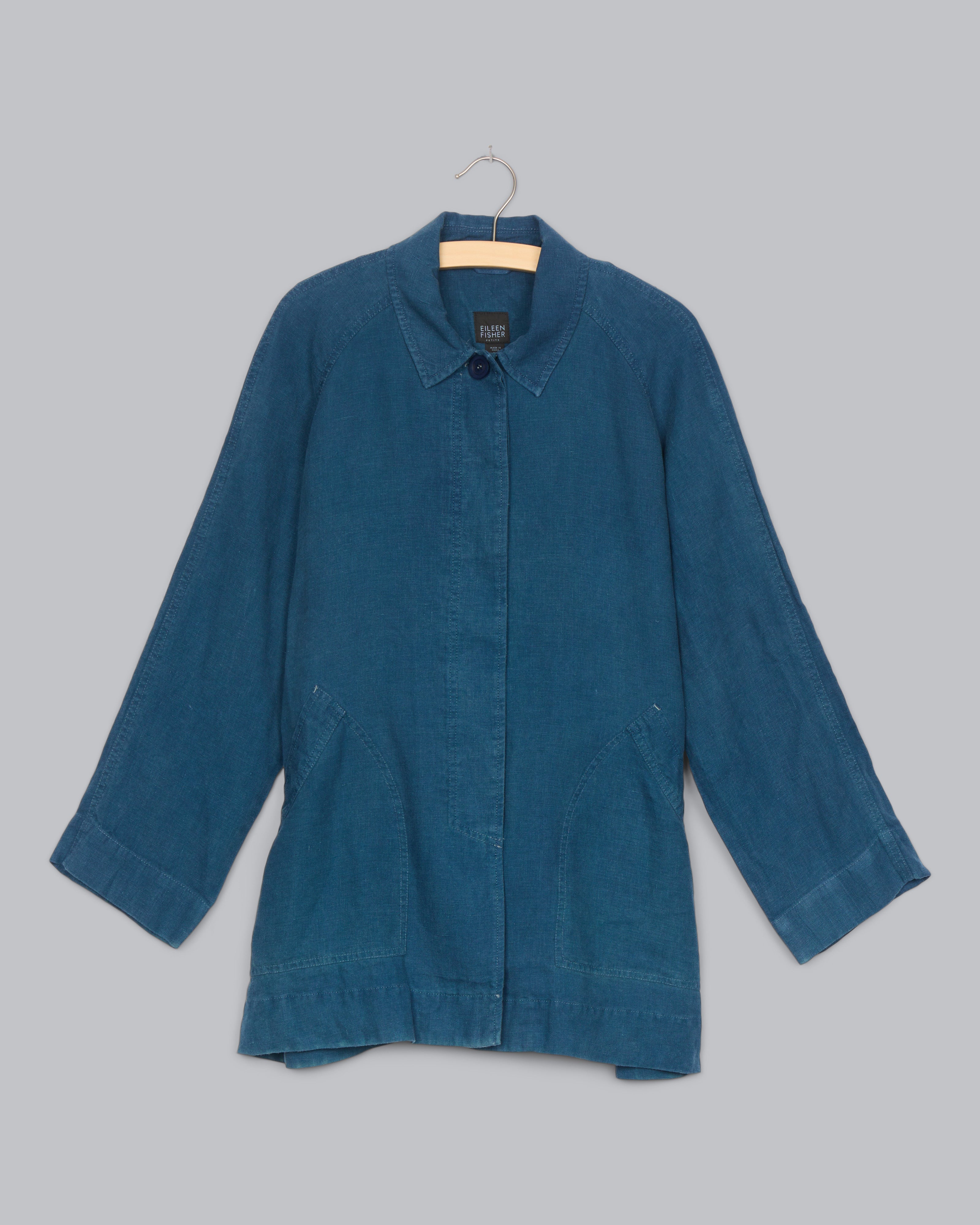 Washed Linen Twill Jacket – Eileen Fisher Renew